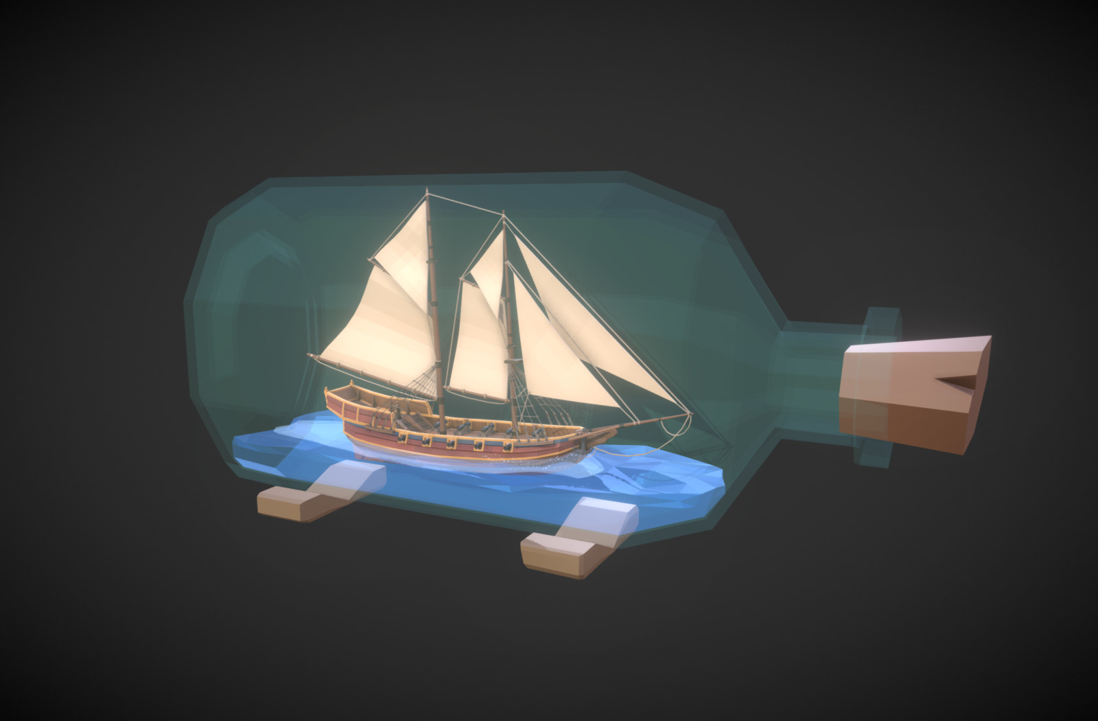 POLYGON - Pirates, ship preview - 3D model by Synty Studios ...