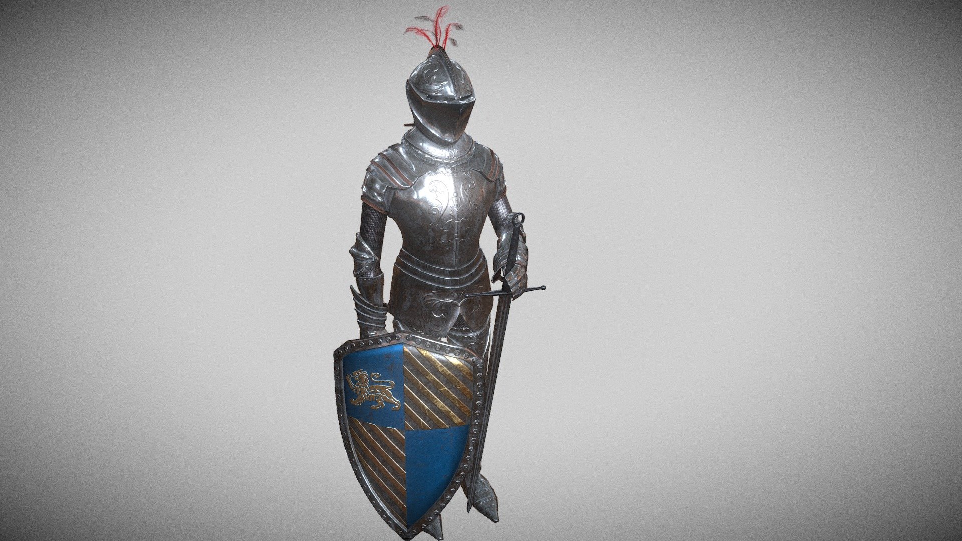 Knight 2 - 3D model by Marlborn [c330e18] - Sketchfab