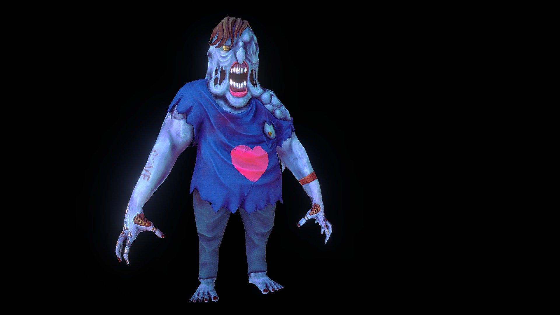 zombie - 3D model by share 3ds (@nhanthanh091) [c331364] - Sketchfab