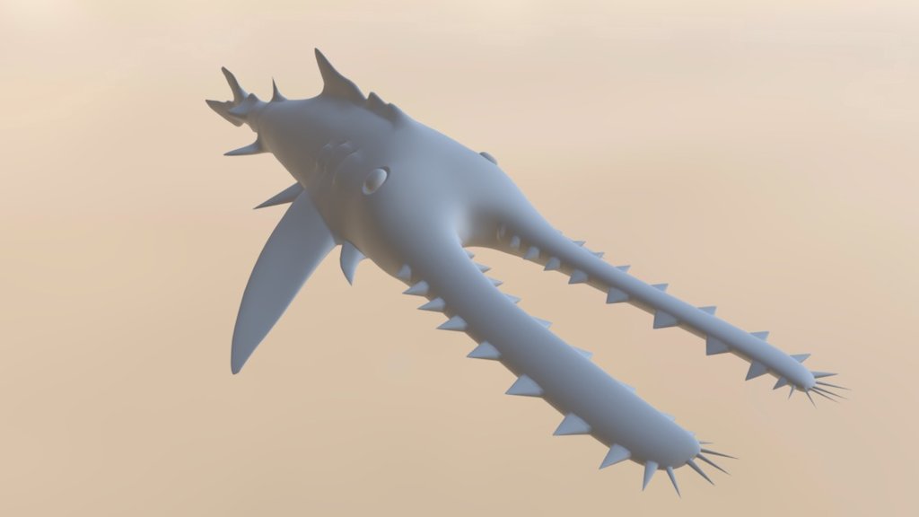 Saw Fish Hi 001 - 3D model by thunderpoo [c332d97] - Sketchfab
