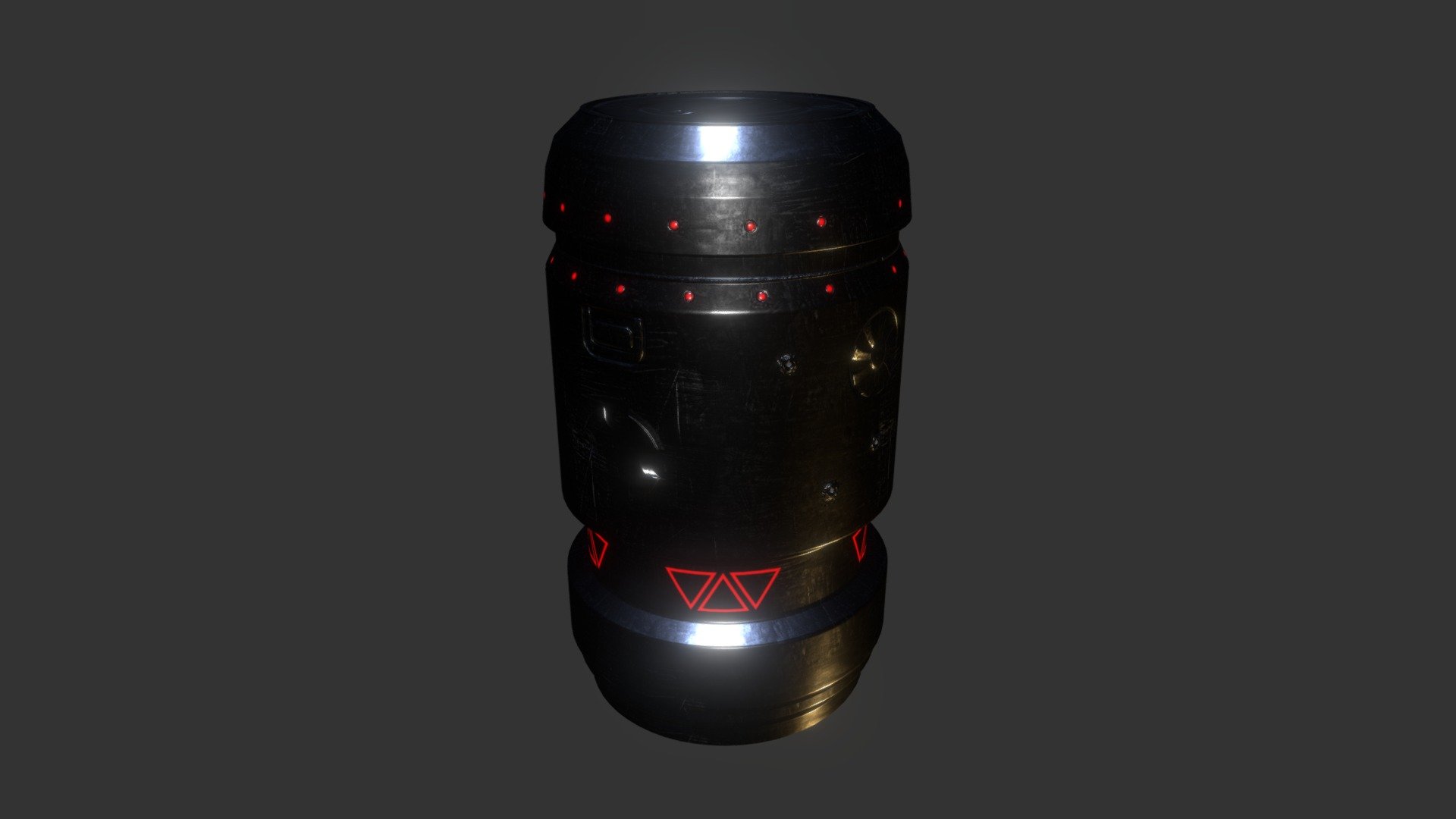 Scifi Barrel - 3D model by FWLukeSummers (@lukesummersfutureworks ...