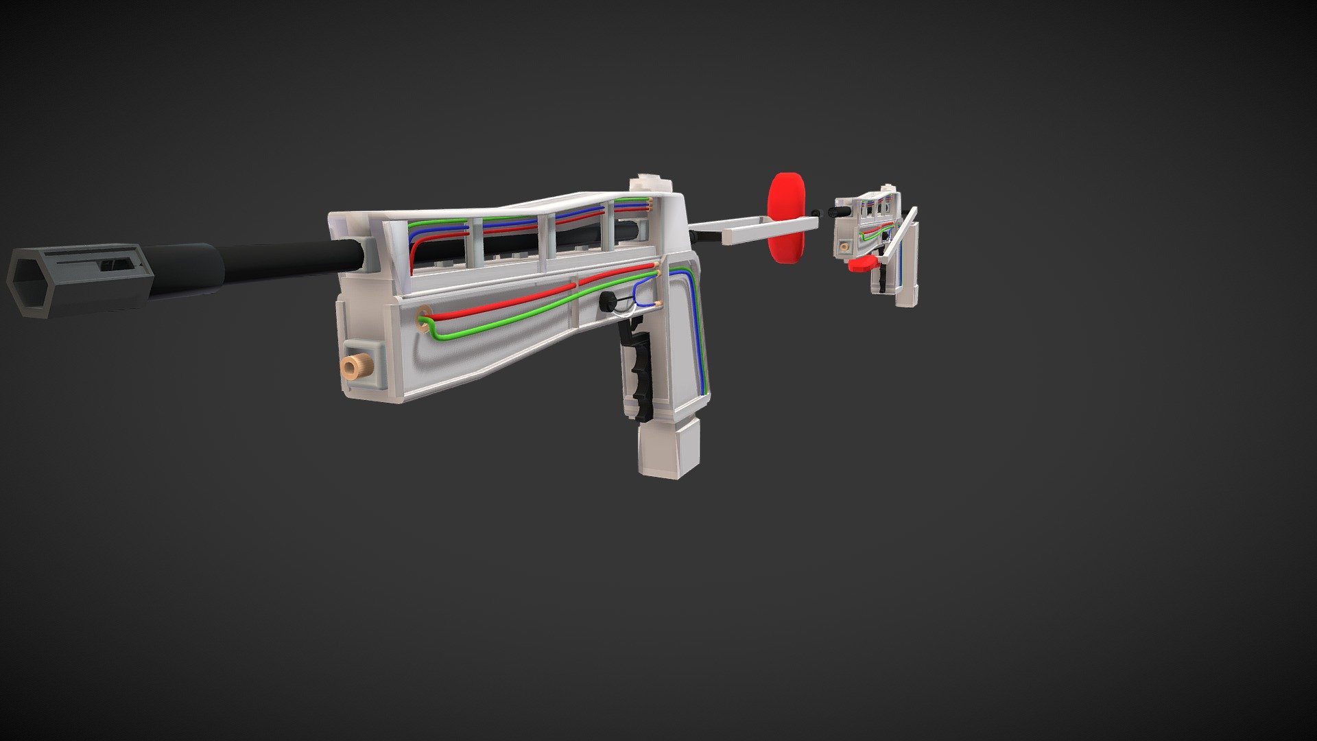 Stylized Electronic Sci-fi Gun - Download Free 3D model by ...