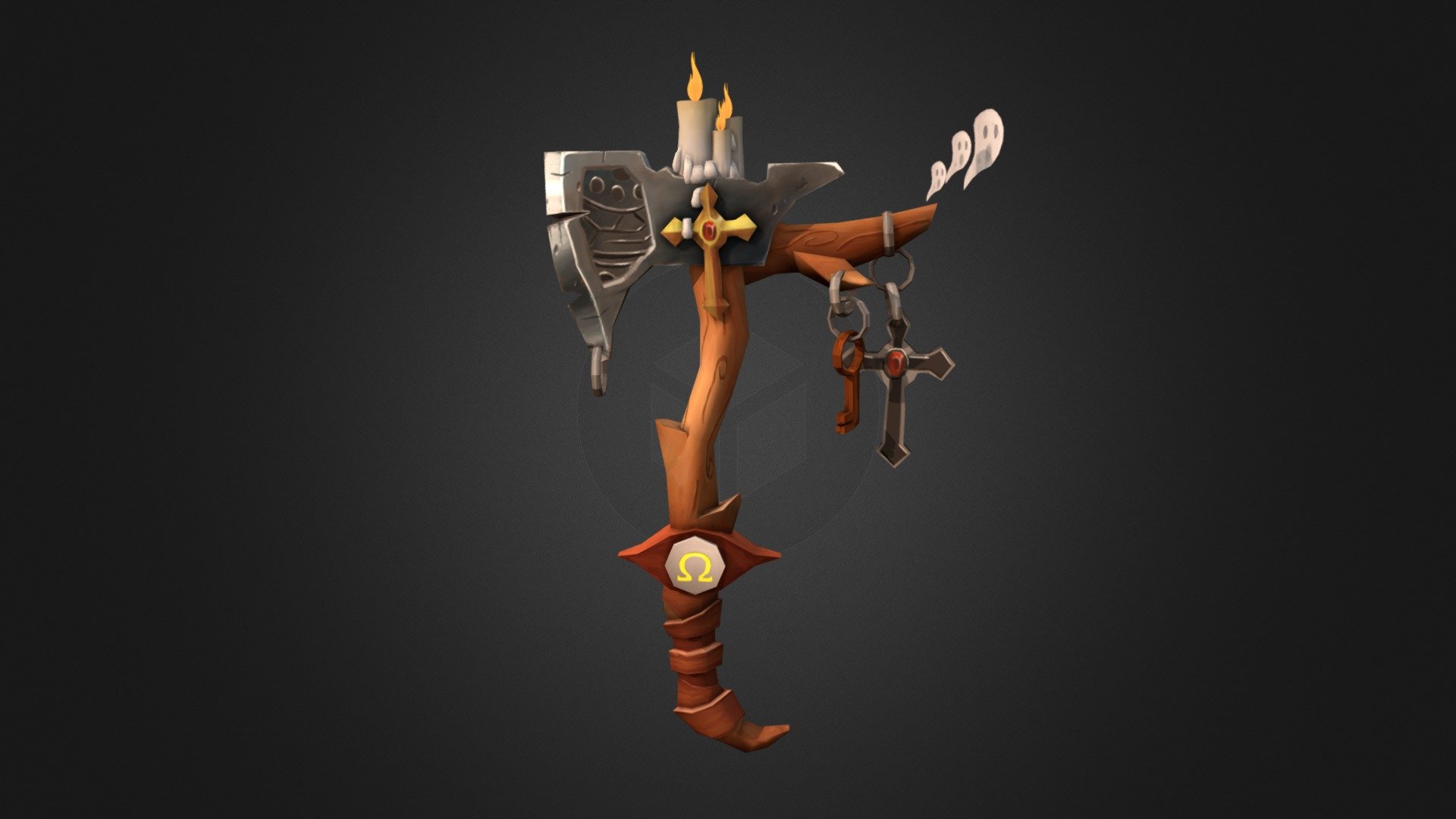 Soul Collector Axe - 3D model by Odo [c3342c4] - Sketchfab