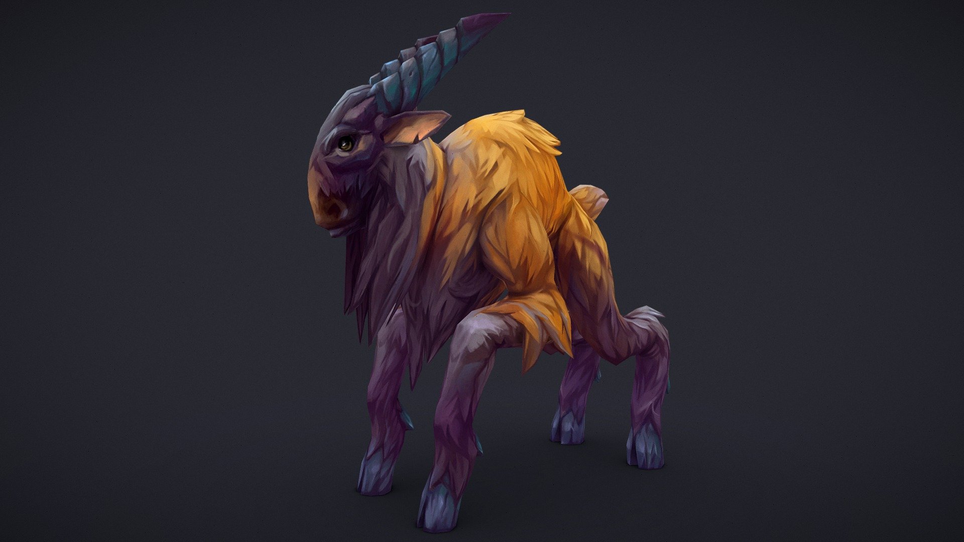 Goat - 3D model by Andrey (@fruitmamba) [c334824] - Sketchfab