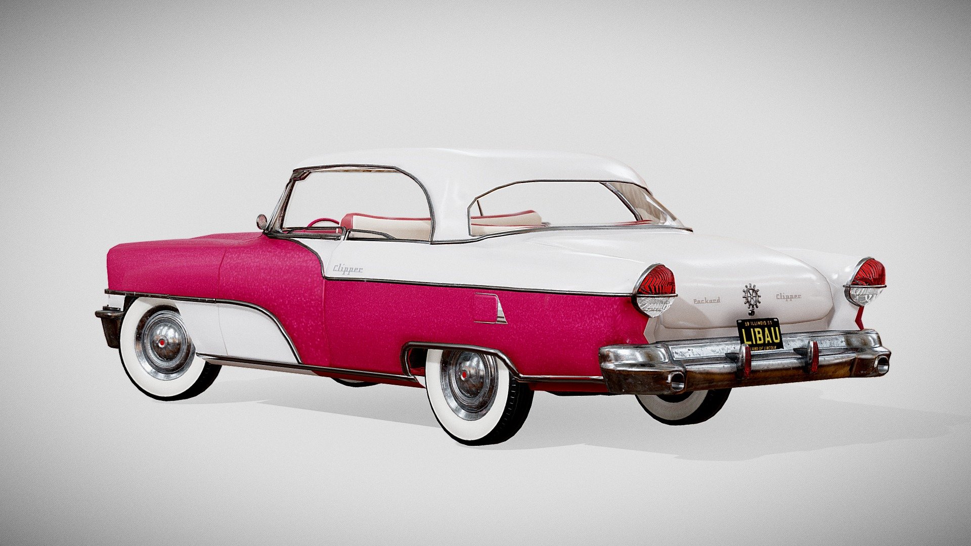 1950s American Coupe (Packard Clipper) - Buy Royalty Free 3D model by ...