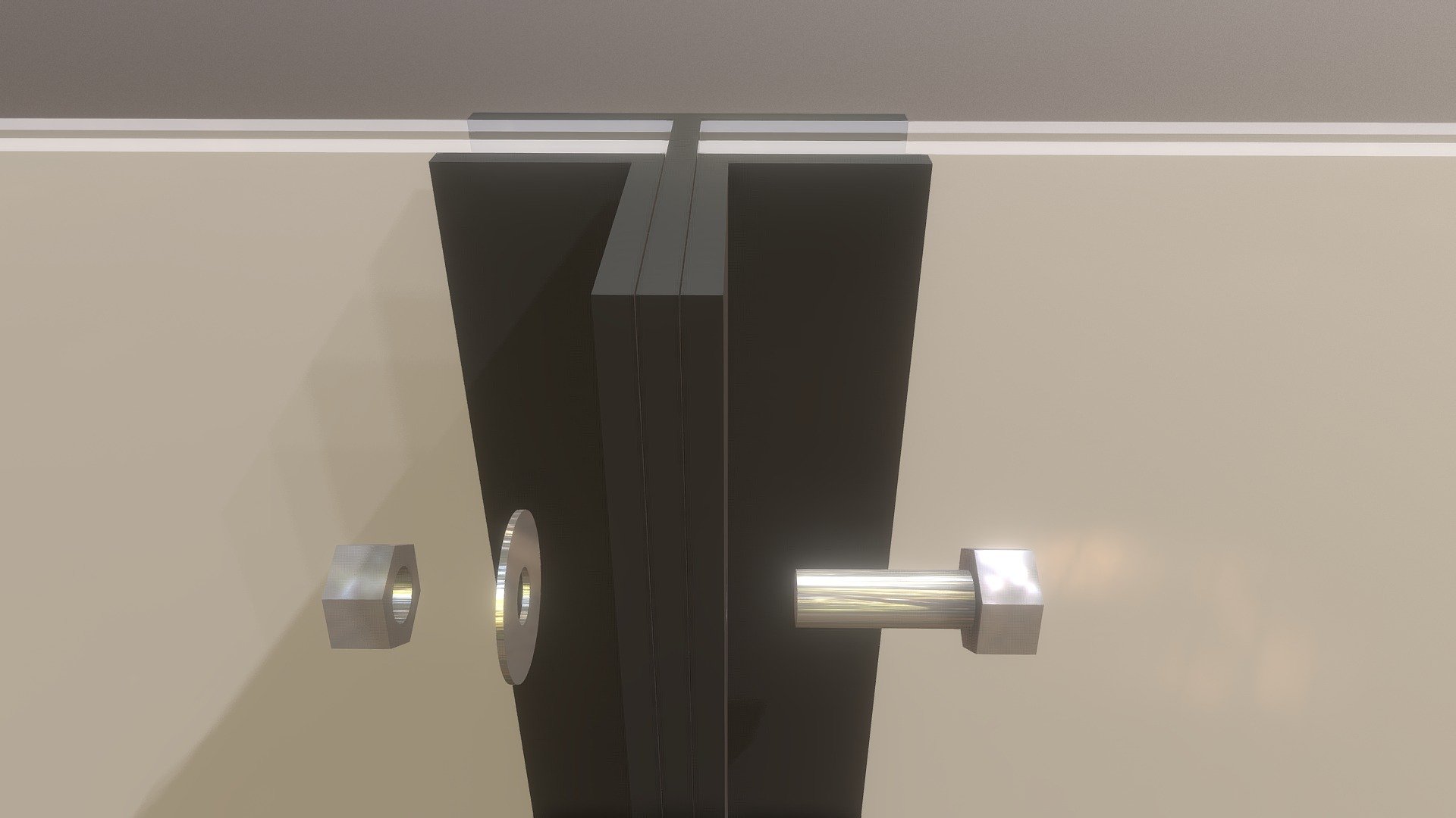 Custom Steel Mullion Detail - 3D model by loganh96 [c3373e9] - Sketchfab