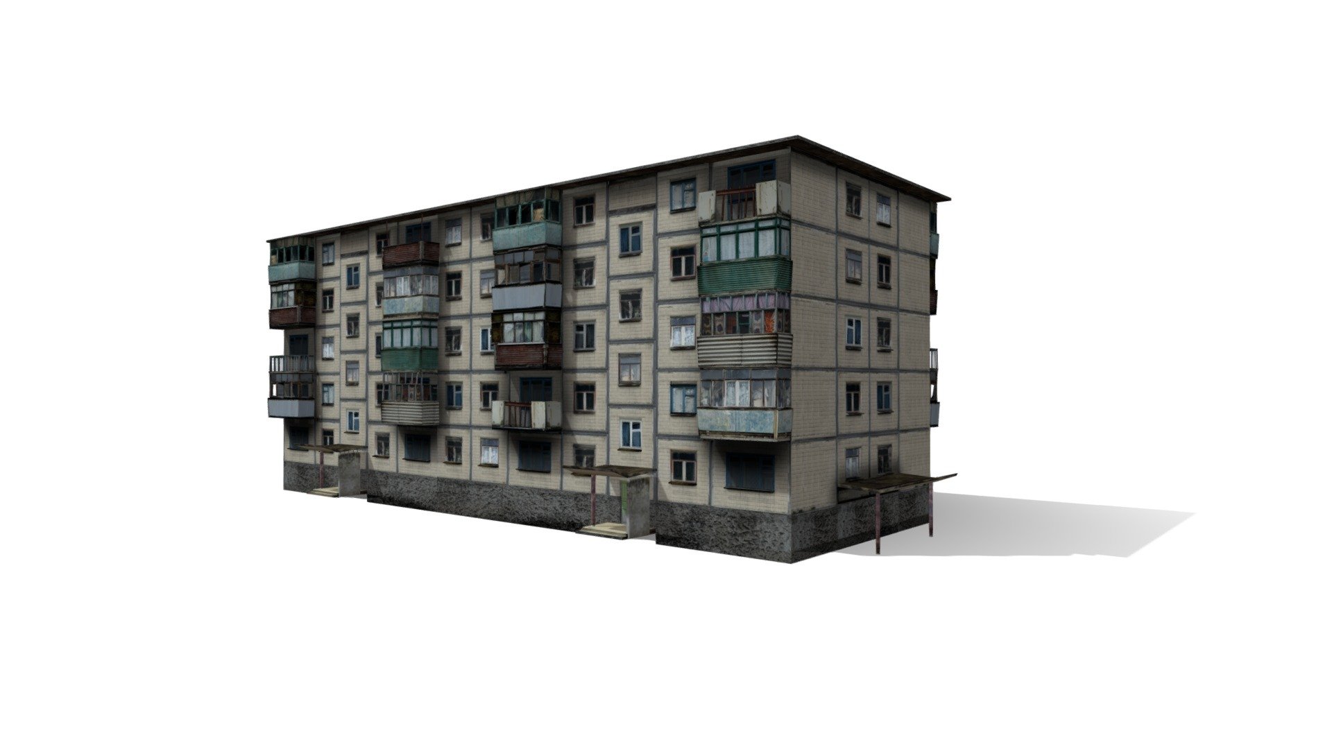 Panel House - 3D model by Nikita Ryzhkin (@nikitaryzhkin105) [c33741c ...