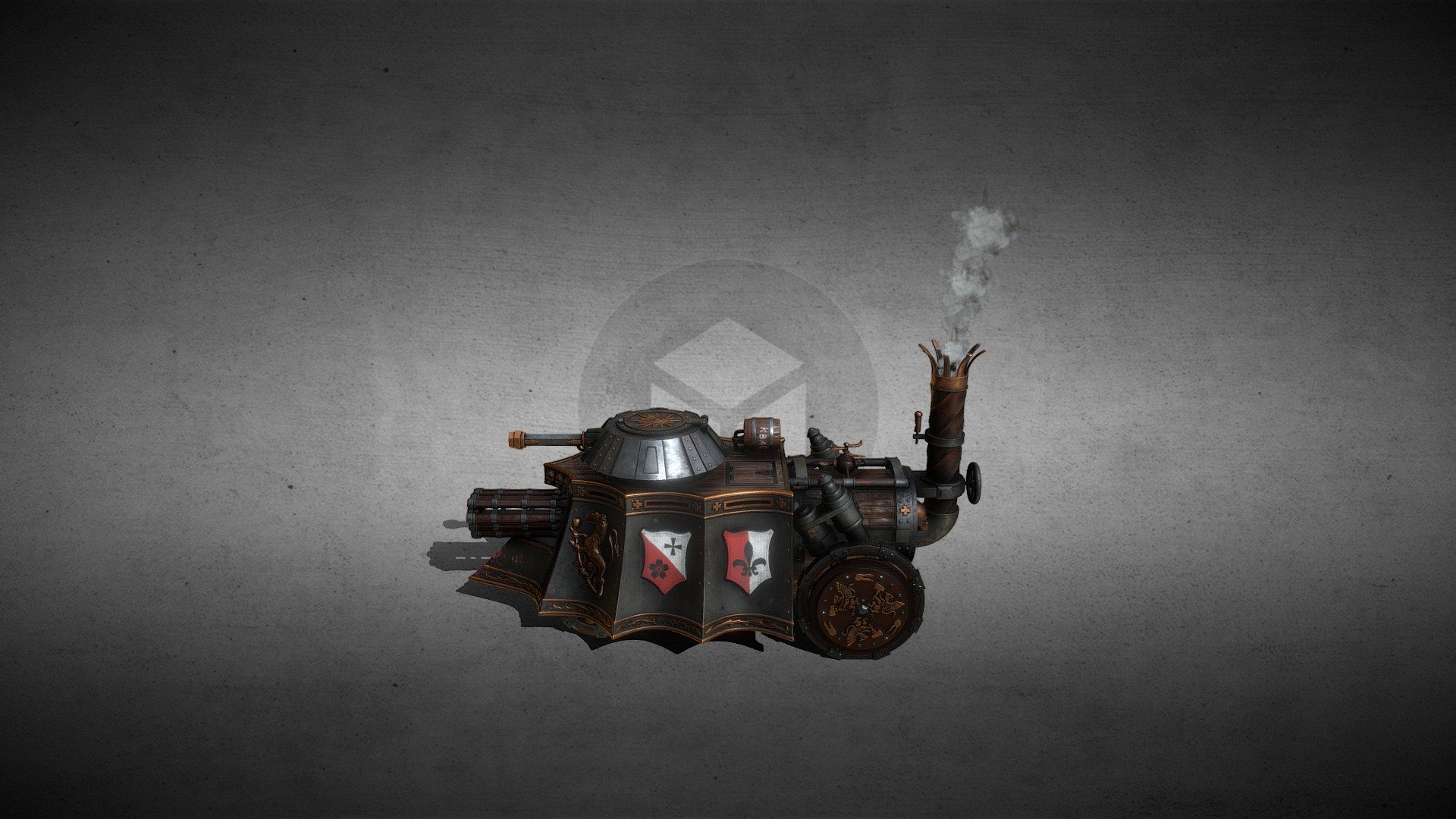 Steam tank - 3D model by Son_of_Prospero [c3374ab] - Sketchfab