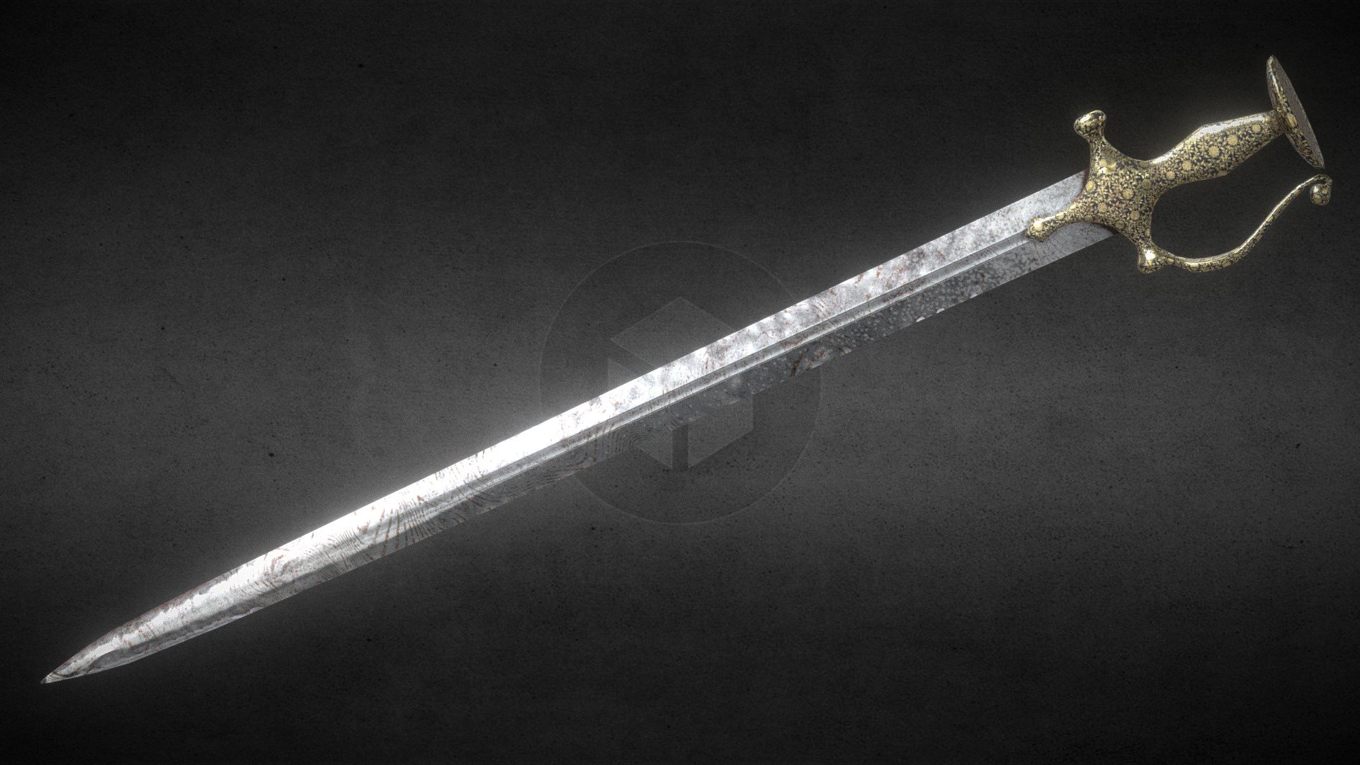 Dhup Sword (Sulekha) Game Ready - Download Free 3D model by Akbar ...