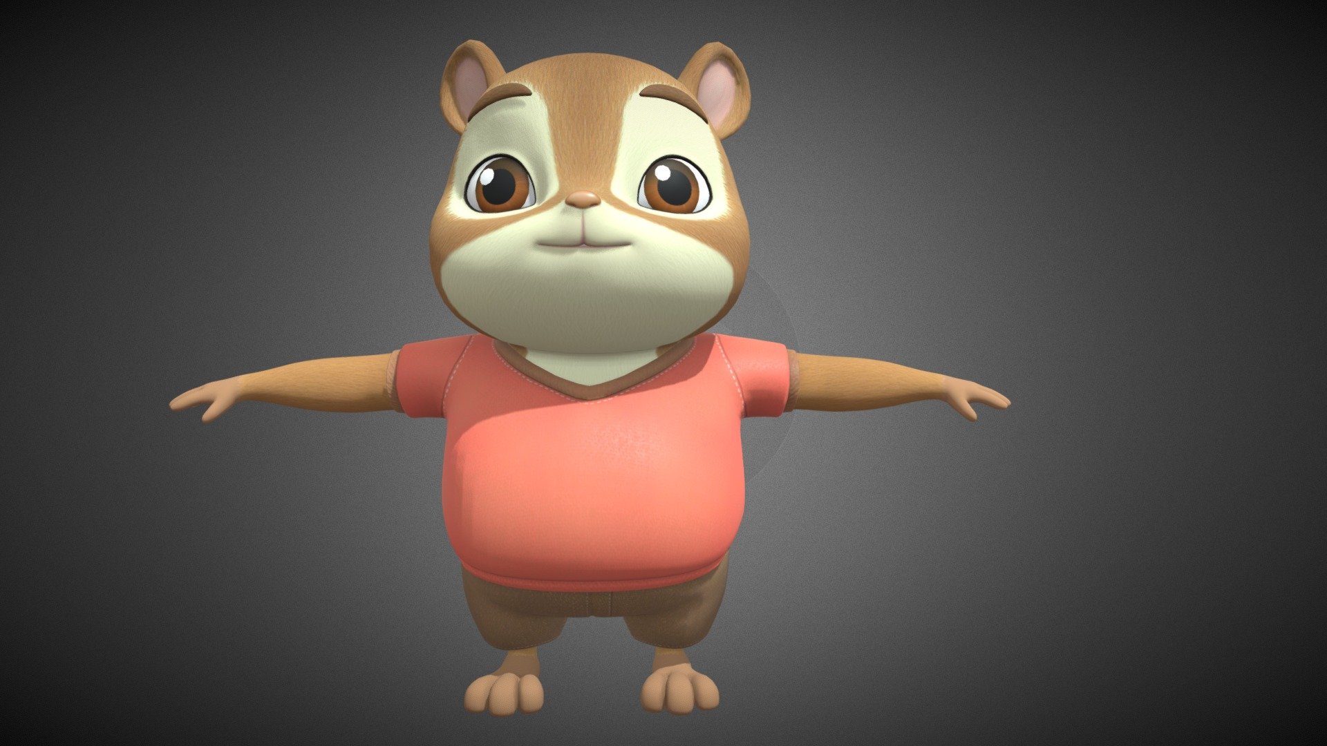 cartoon hamster Anthropomorpha - Buy Royalty Free 3D model by tingting_er [c33b8a3] - Sketchfab ...