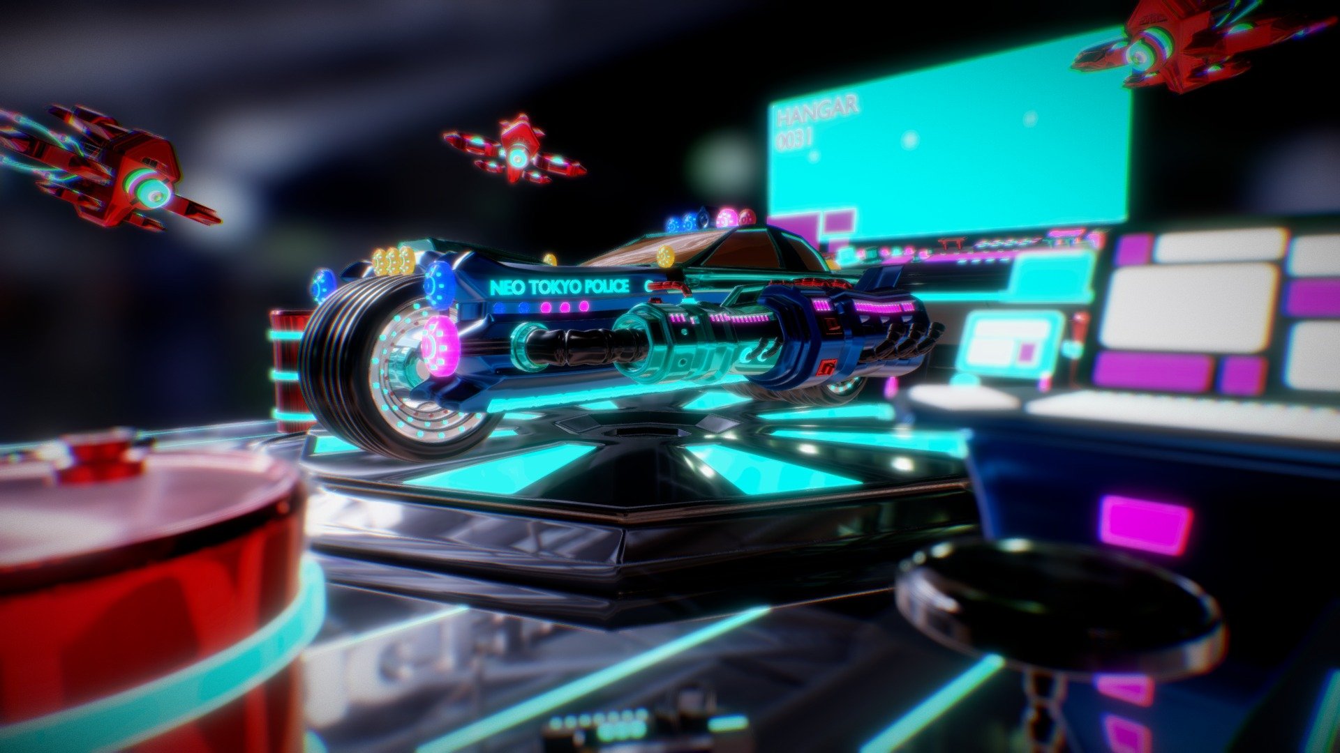 NEOTOKYO POLICE - 3D model by David del Cerro Faura (@delcerro.art ...