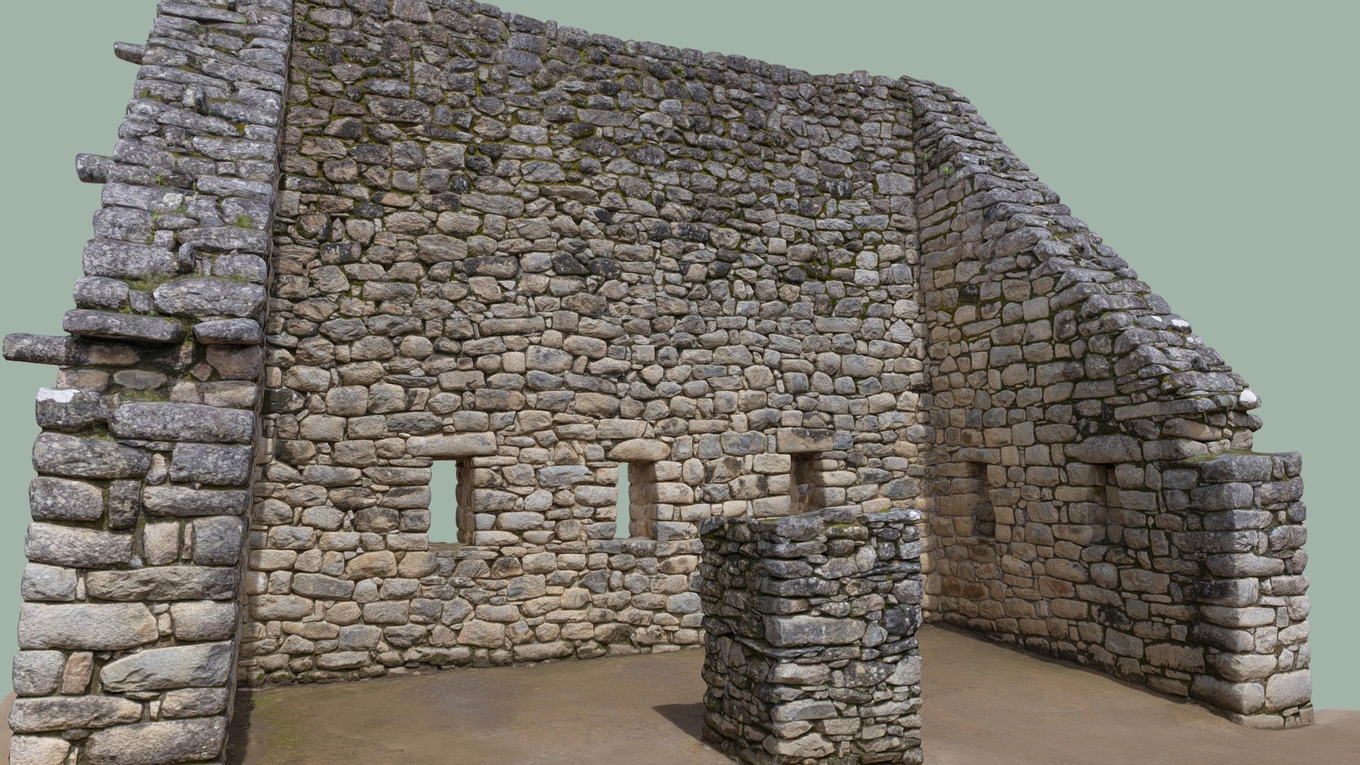 Wayrana building - Machu Picchu, Peru - 3D model by David Vacas Madrid ...