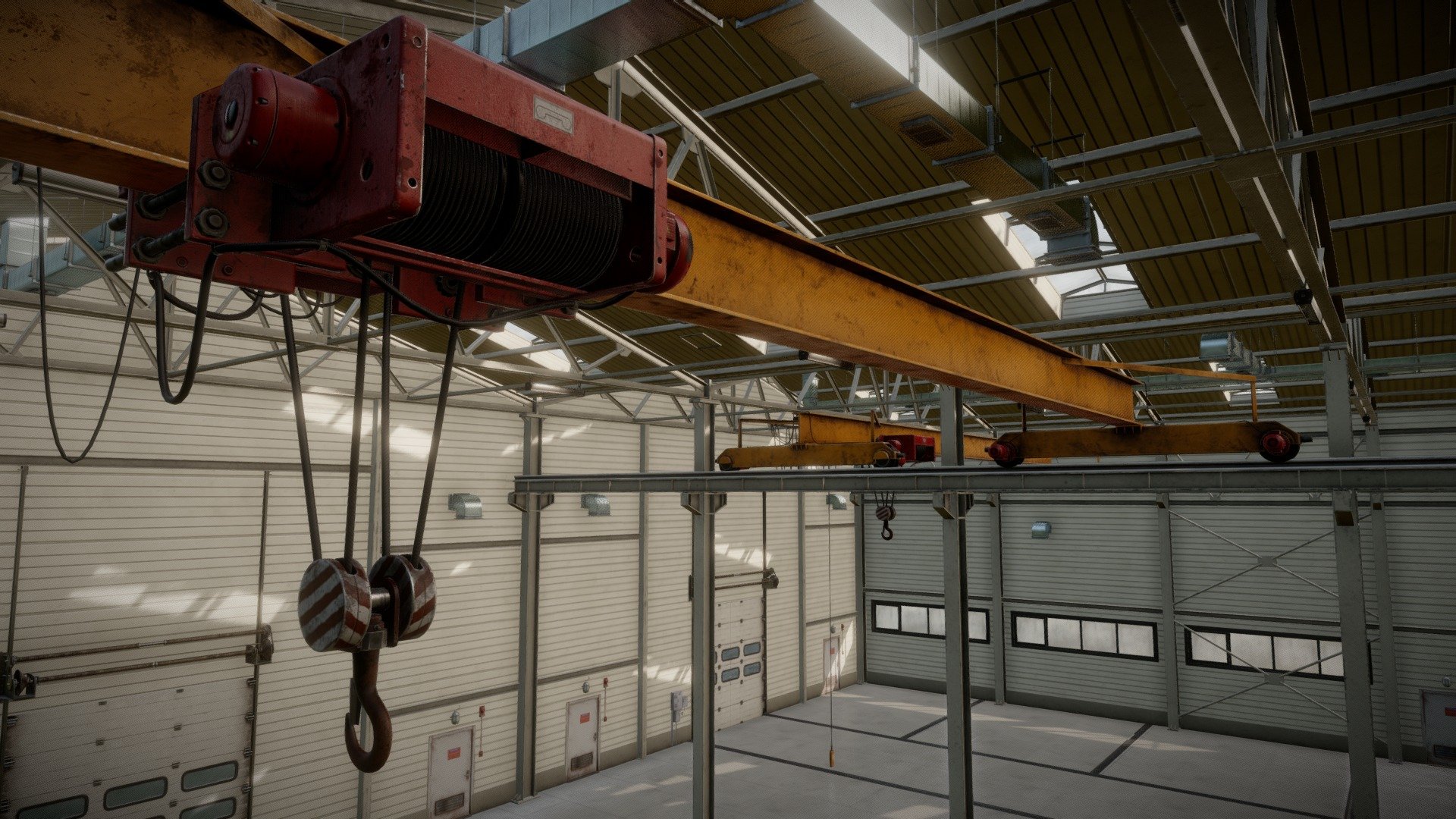 Industrial Building Interior 01 - 3D model by Gerhald [c33d526] - Sketchfab