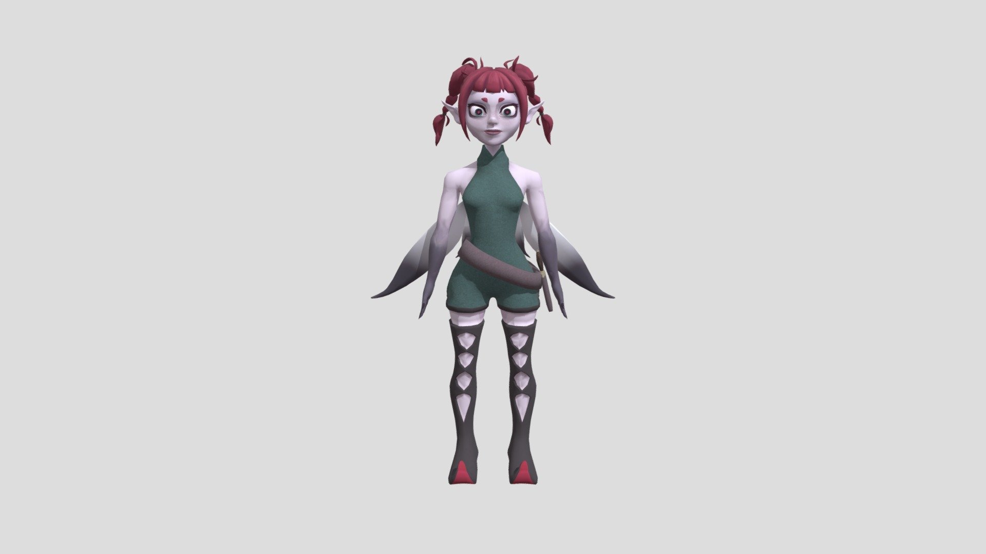 Zazie 3d Model 3d Model By Michelle Muuuukahsa [c33e4a1] Sketchfab