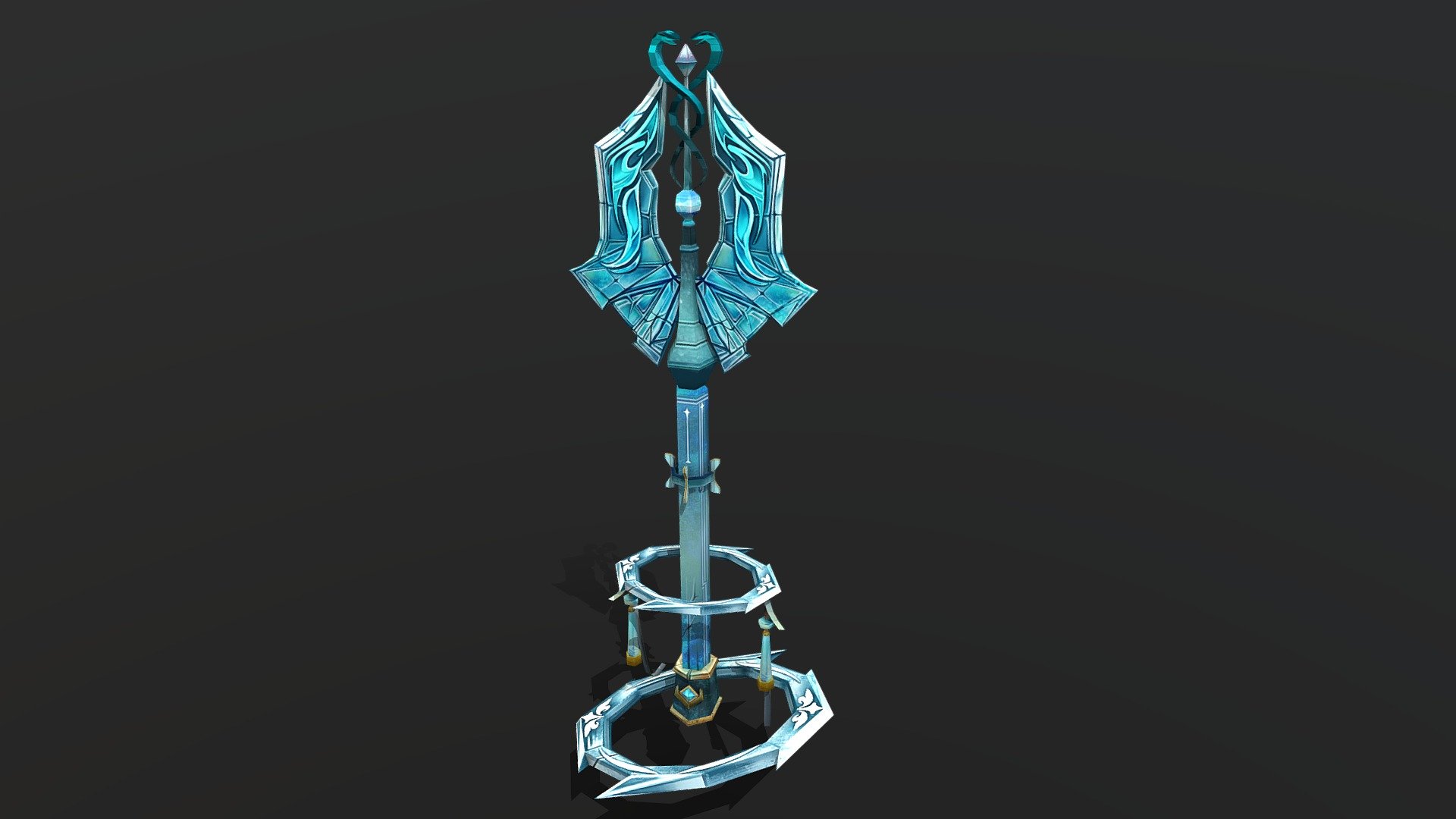 WeaponCraft DAE - ICE BLADE - 3D model by LinhNgocMai [c33fd92] - Sketchfab