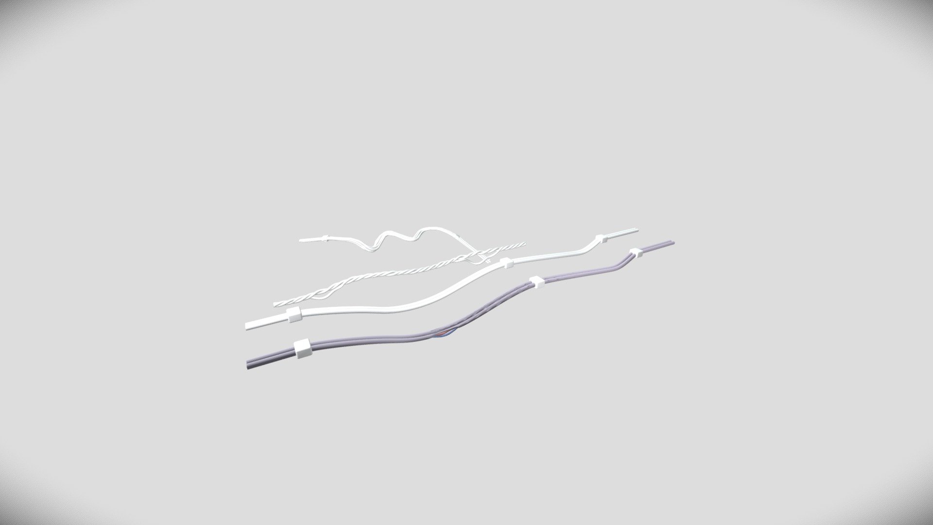 Wires - pack | untextured's - Download Free 3D model by kaiserx ...