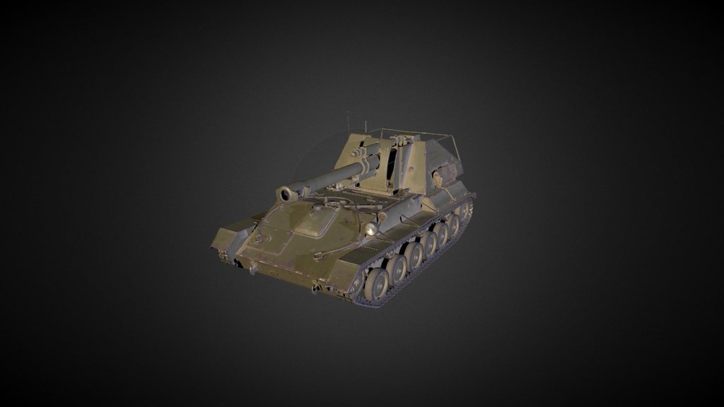 SU-122A - 3D model by Degit22 [c34055a] - Sketchfab