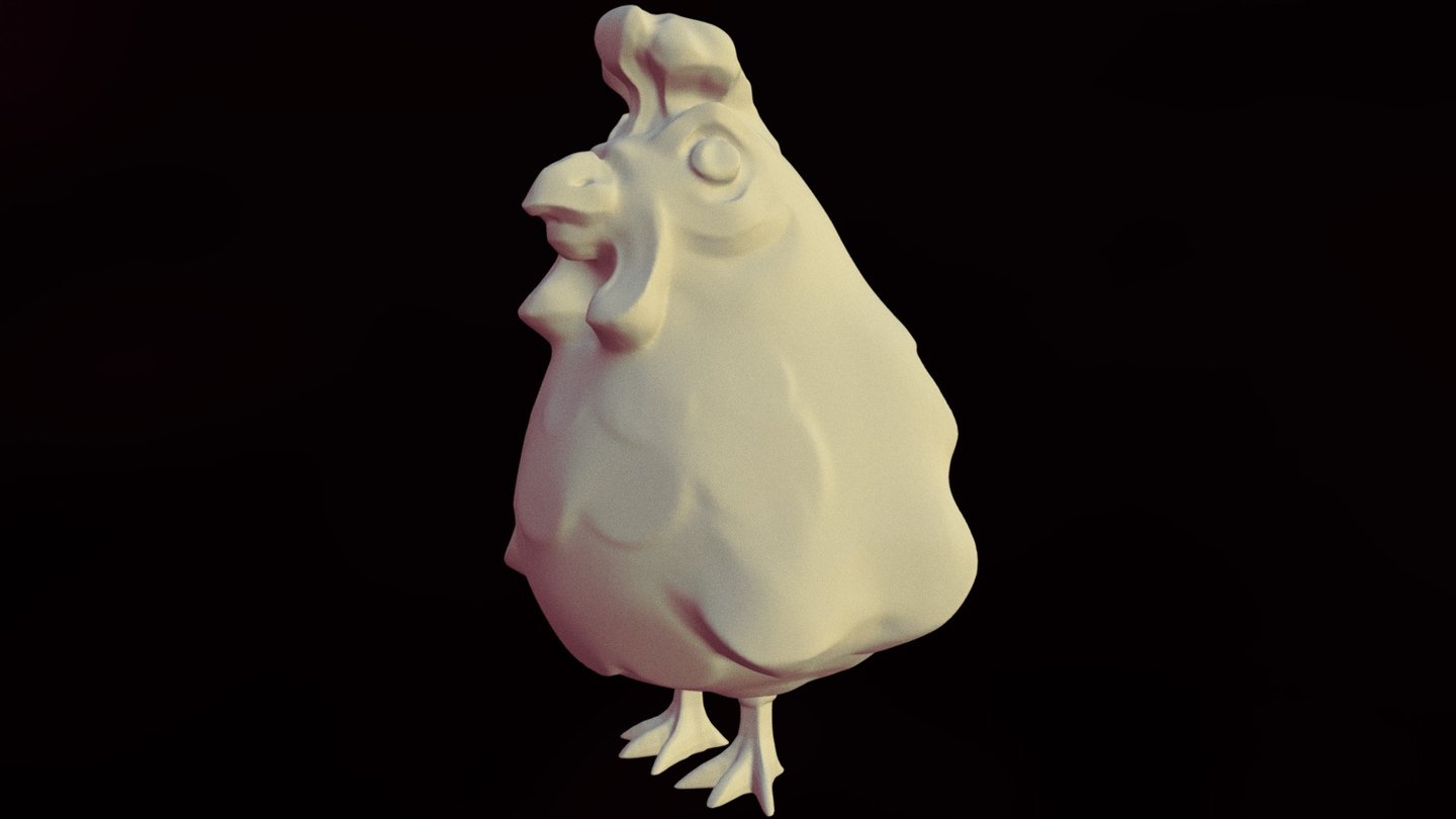 Chicken Art toy - 3D model by ECrispi [c341f30] - Sketchfab