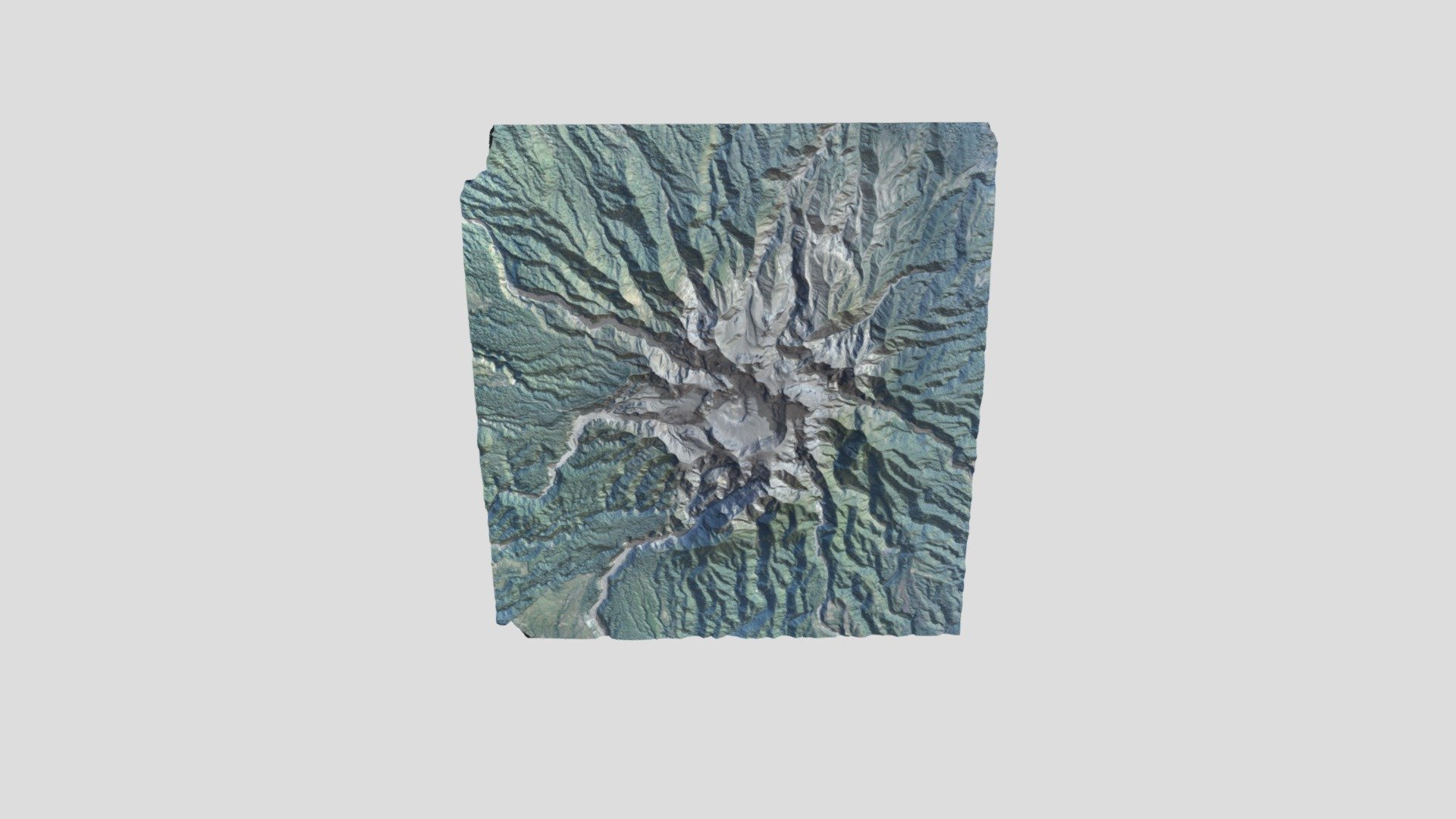 3D_Gunung Kelud - 3D model by ruliandaru [c342323] - Sketchfab