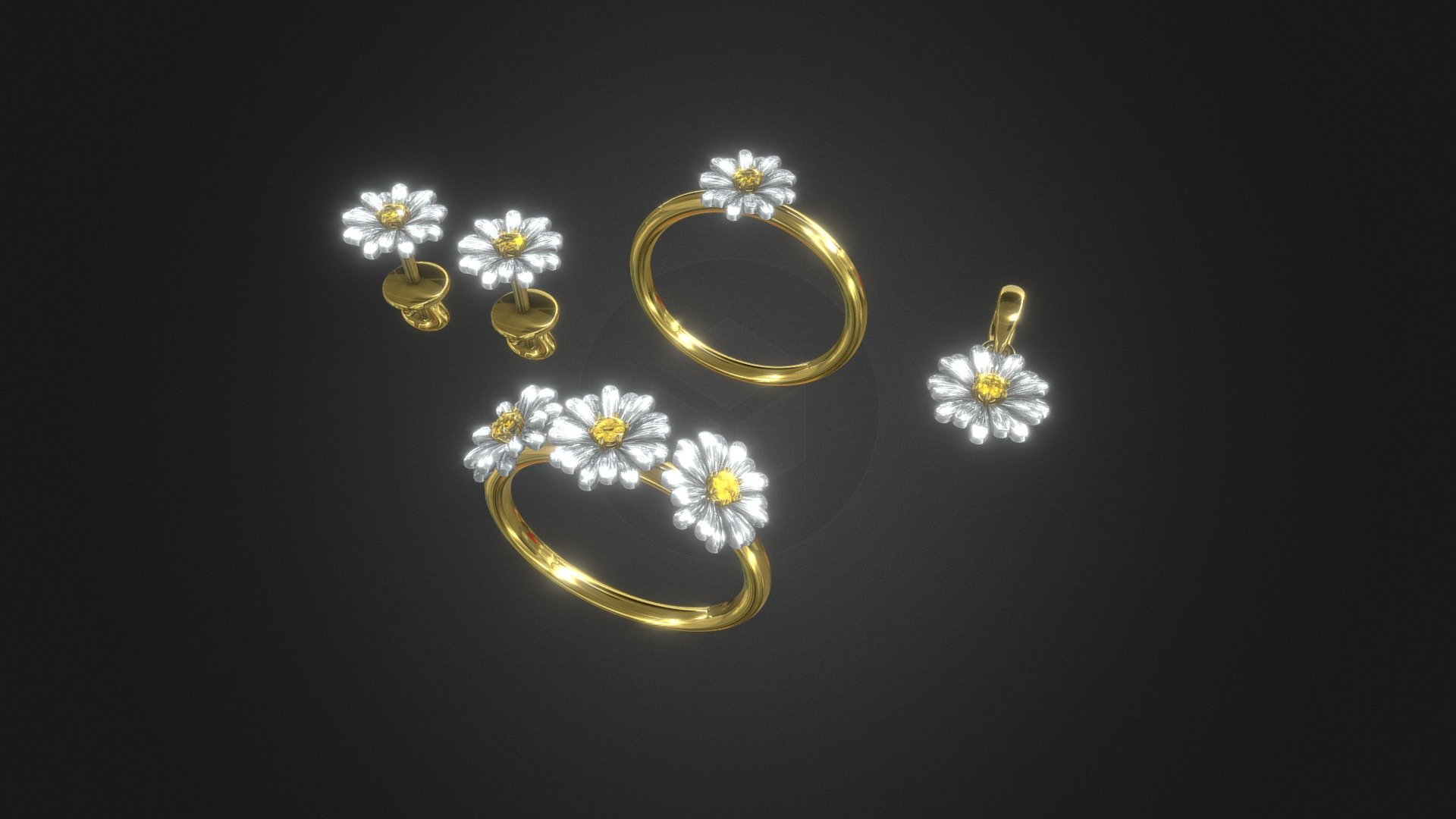Romashka - 3D model by ilyak (@ilyaka) [c342556] - Sketchfab