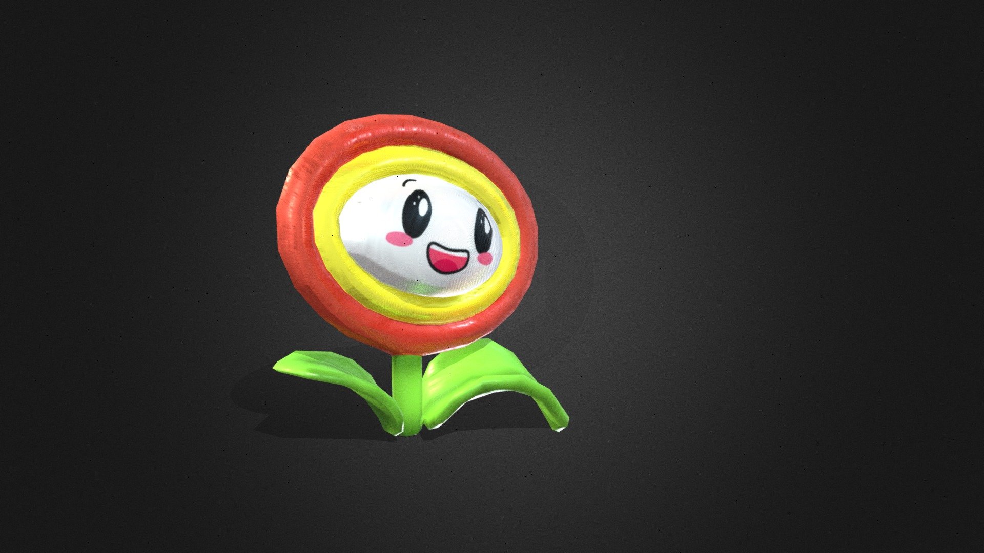 Mario Bros Flower - Buy Royalty Free 3D model by quetzal16 [c342882 ...