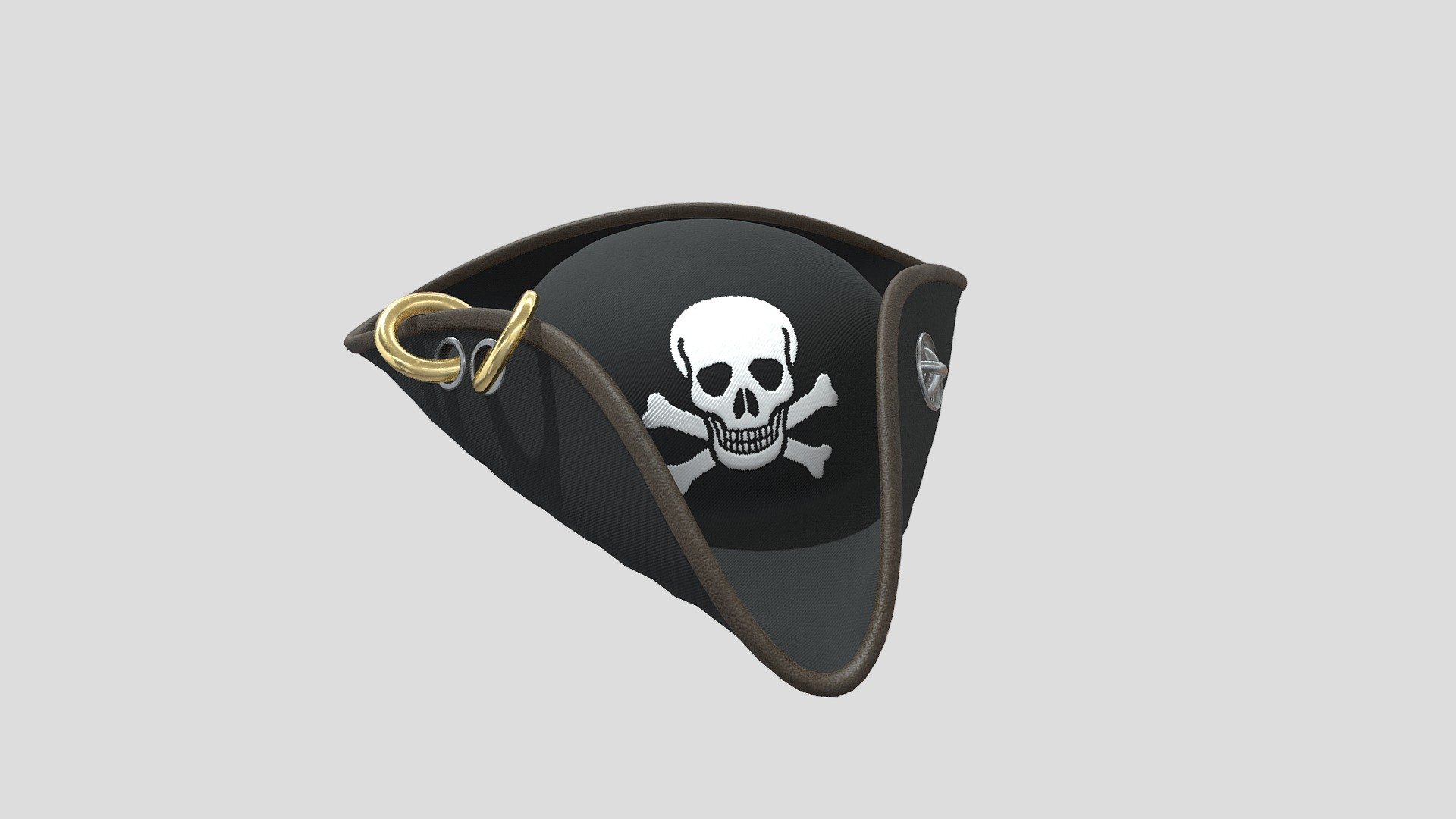 Pirate hat - Download Free 3D model by Alessandro Zanetti ...