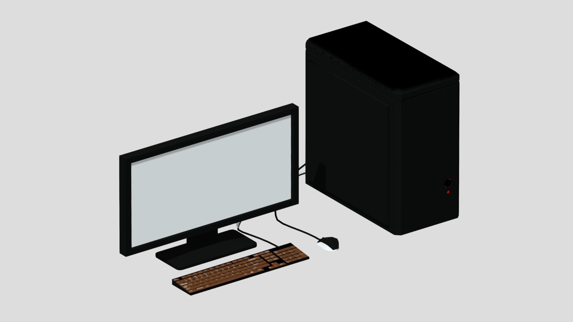 Simple PC model - 3D model by mestnyanarxist [c343e81] - Sketchfab