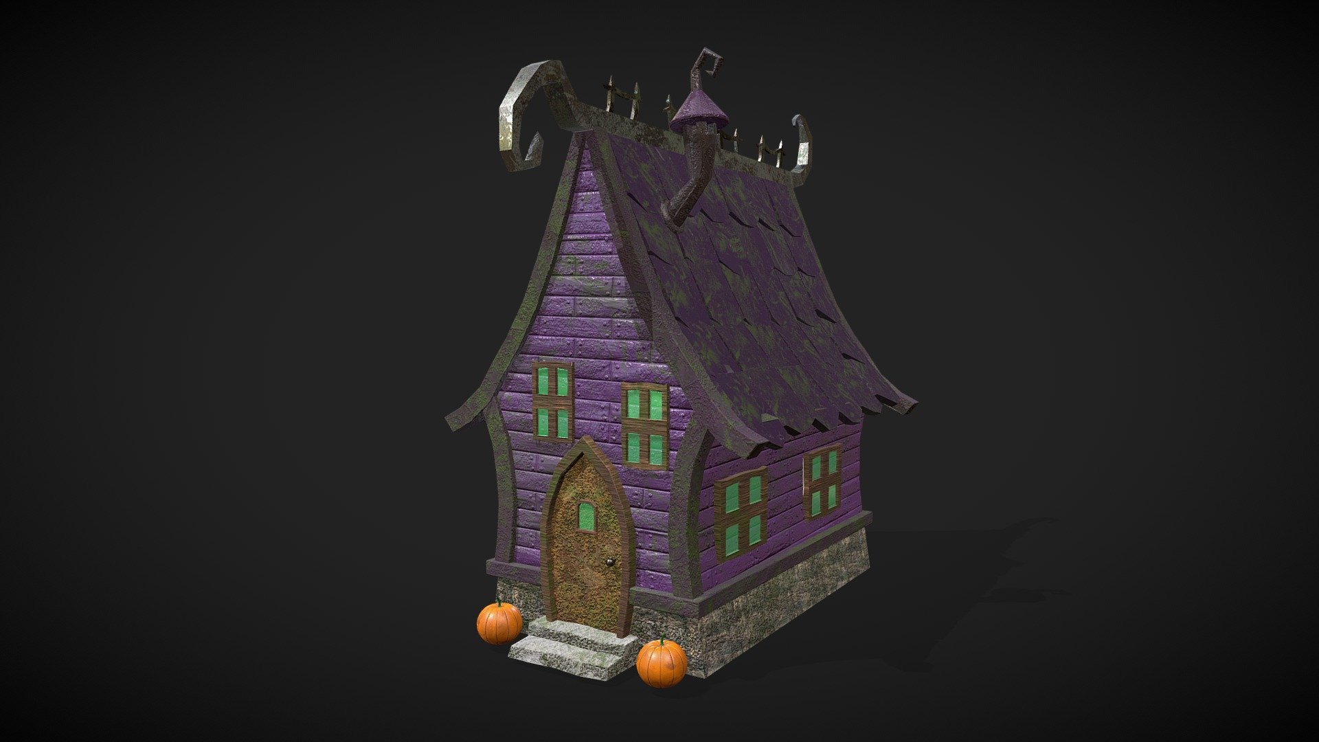 Haunted House - 3D model by Tomaster (@tomaaster) [c343f72] - Sketchfab
