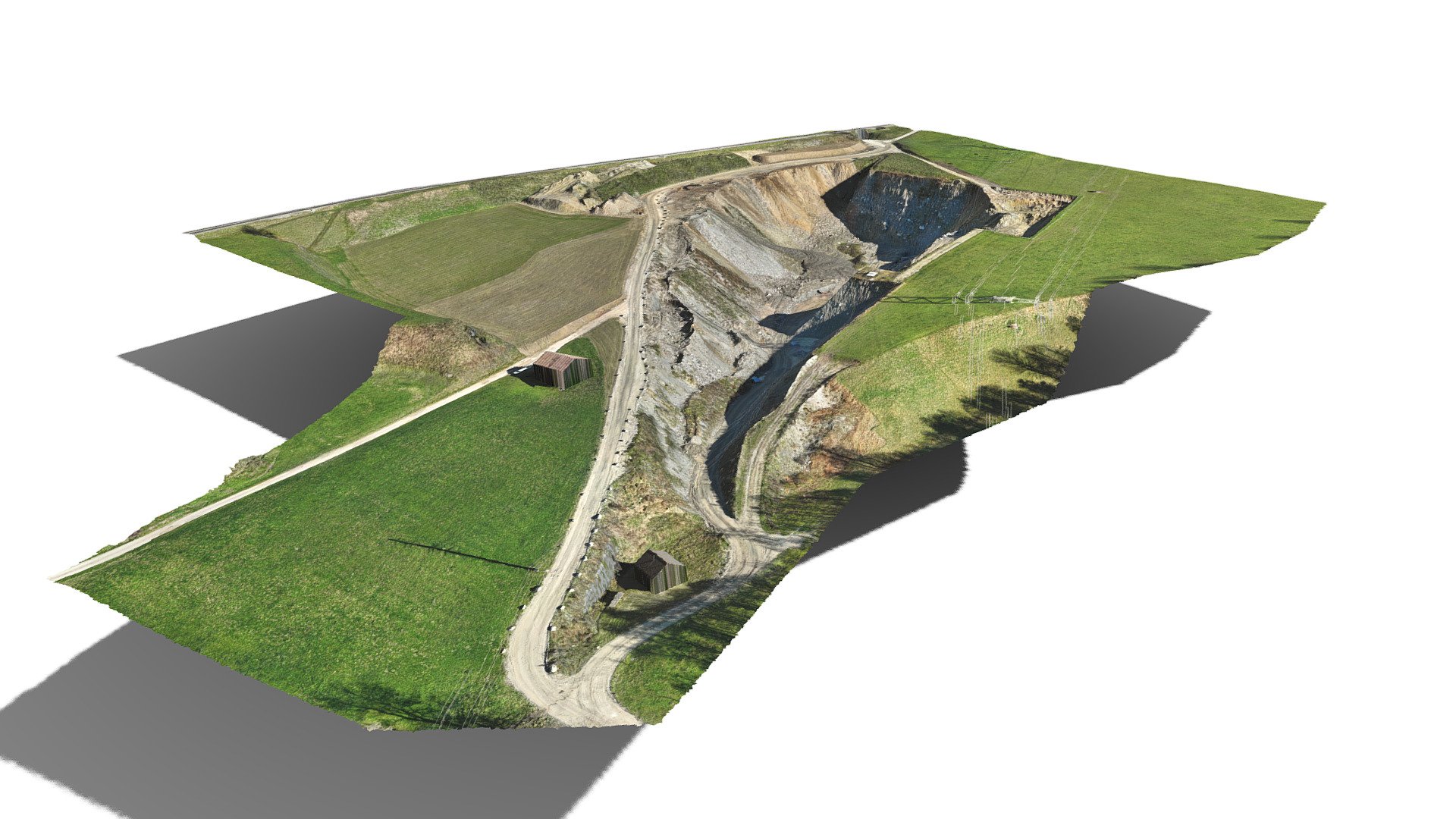 Kiesgrube Marias Nov. 2024, Rabius (CH) - 3D model by Cavigelli ...