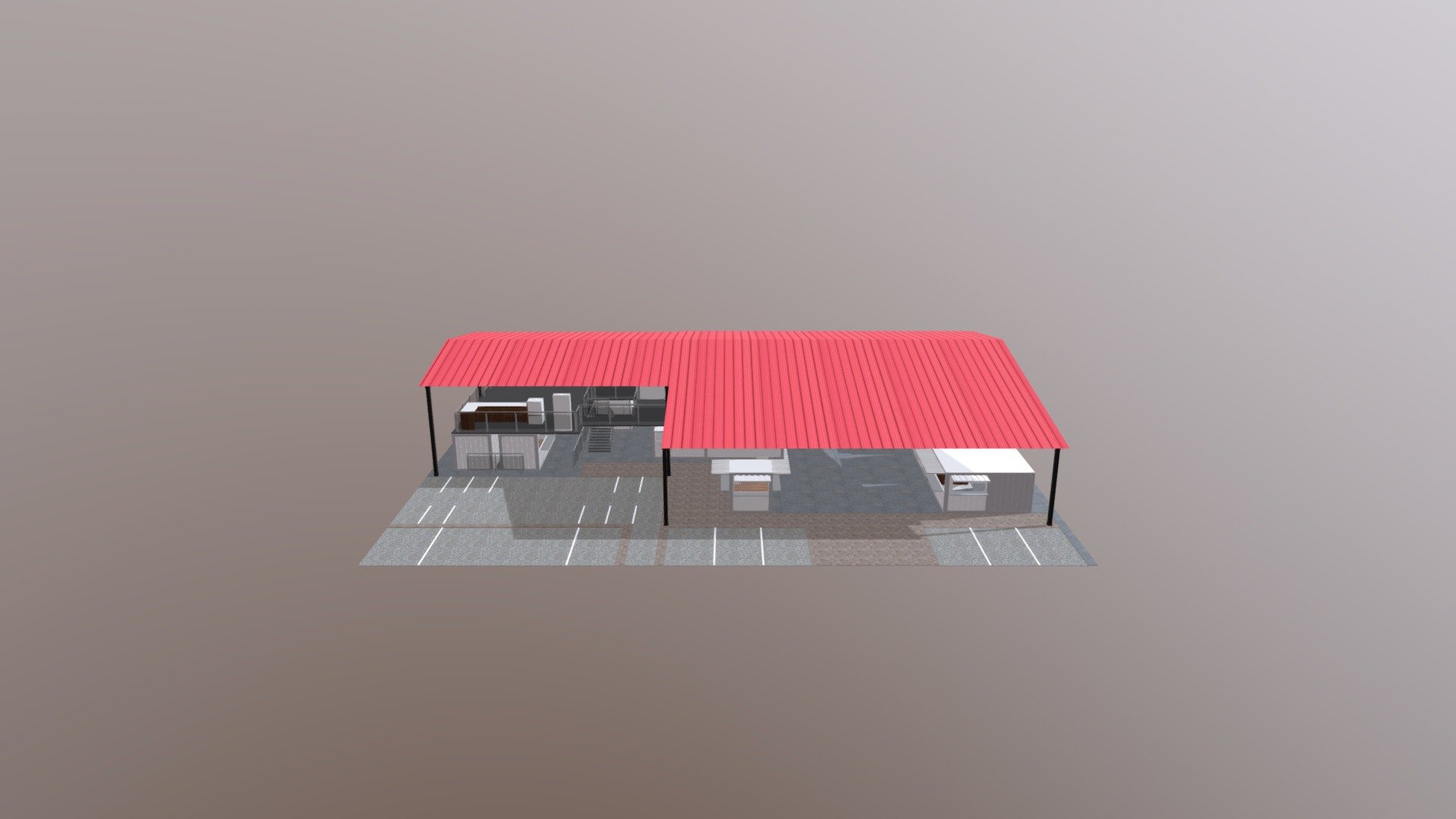 Food Park 01 - 3D model by jamesmad (@jamesmad.design) [c3458ad ...