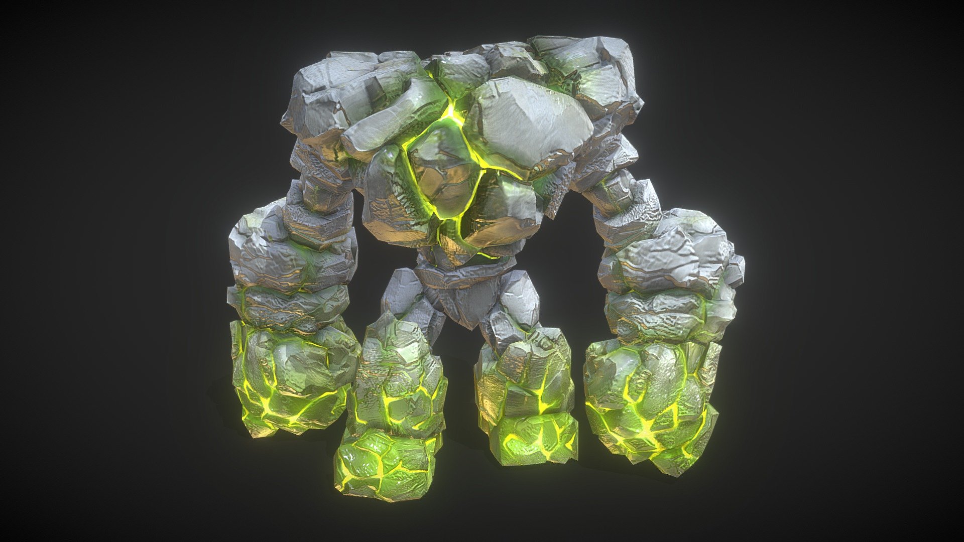 Golem 5 - 3D model by Klaudia Naumann (@klaudia_naumann) [c345abf ...