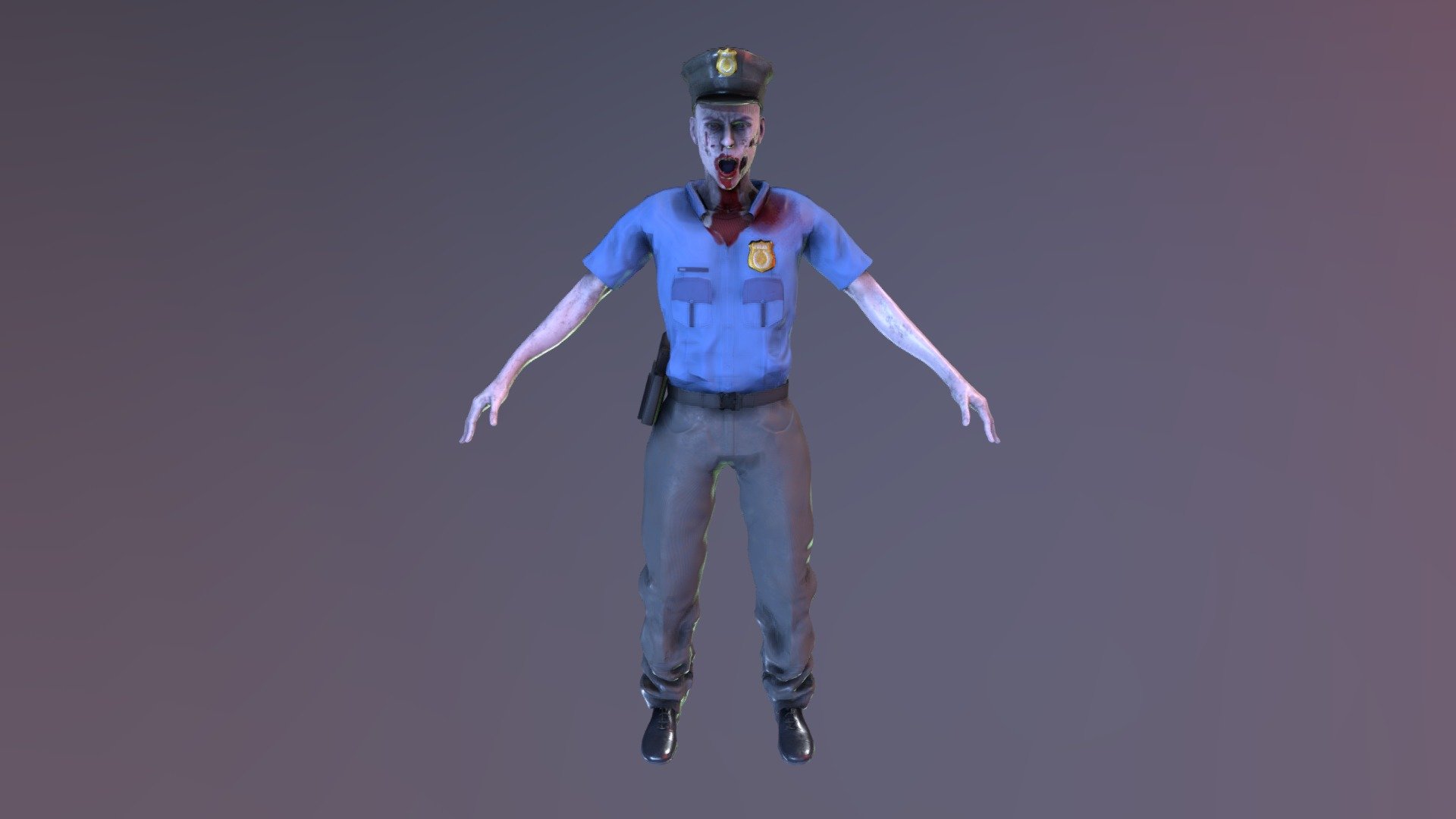 Zombie Police 01 - 3D model by Rai3DN (@raiden3d) [c347780] - Sketchfab
