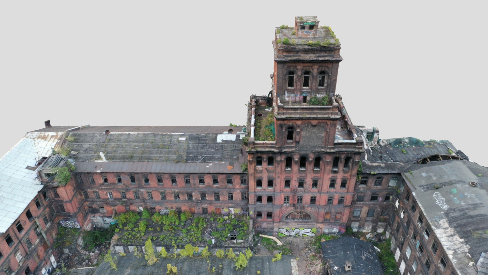 Red triangle factory - Download Free 3D model by Pavlidis [c347ec5 ...