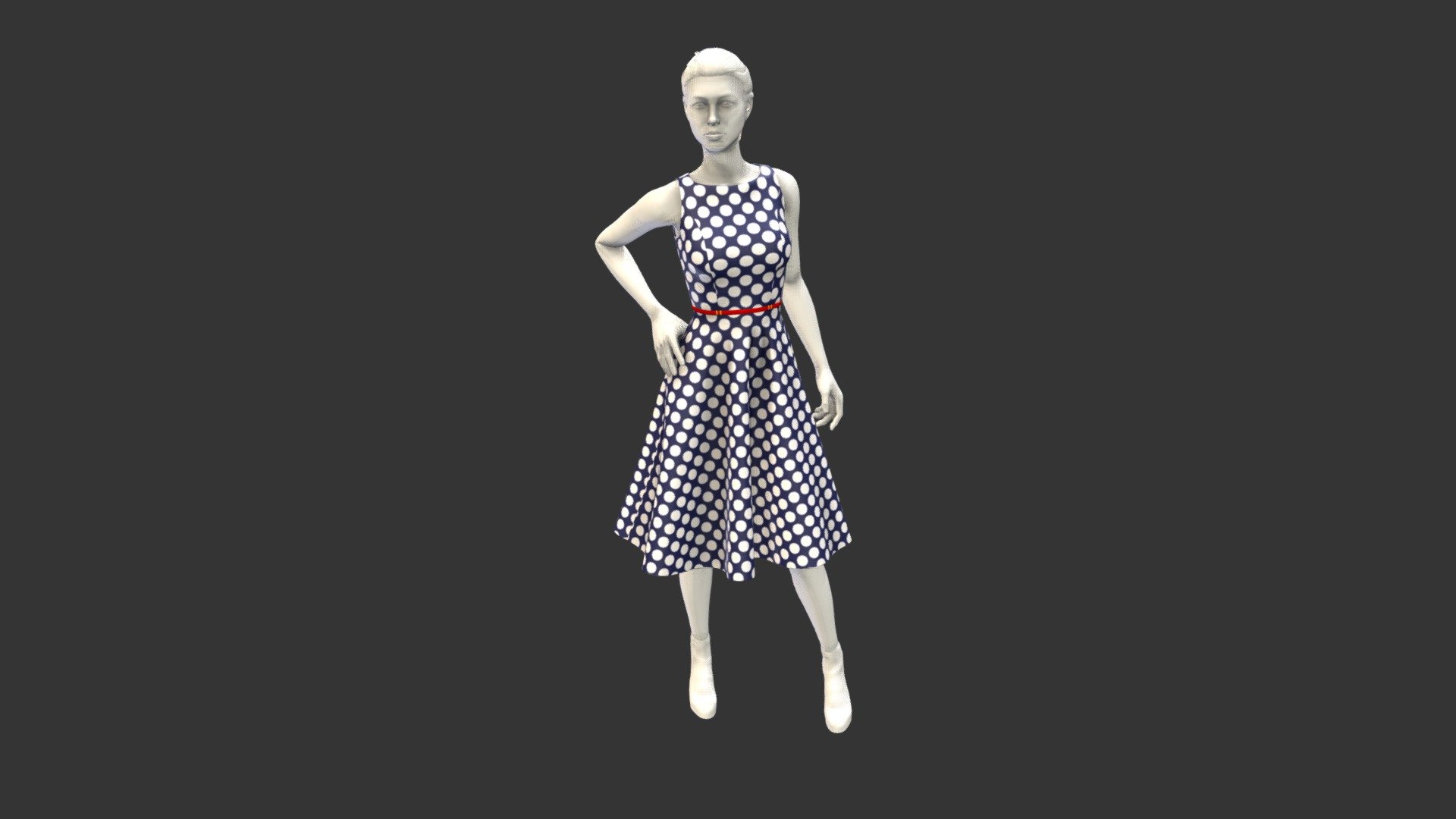 Dress Final Version - 3D model by Konstantin Konstantinov Studio ...