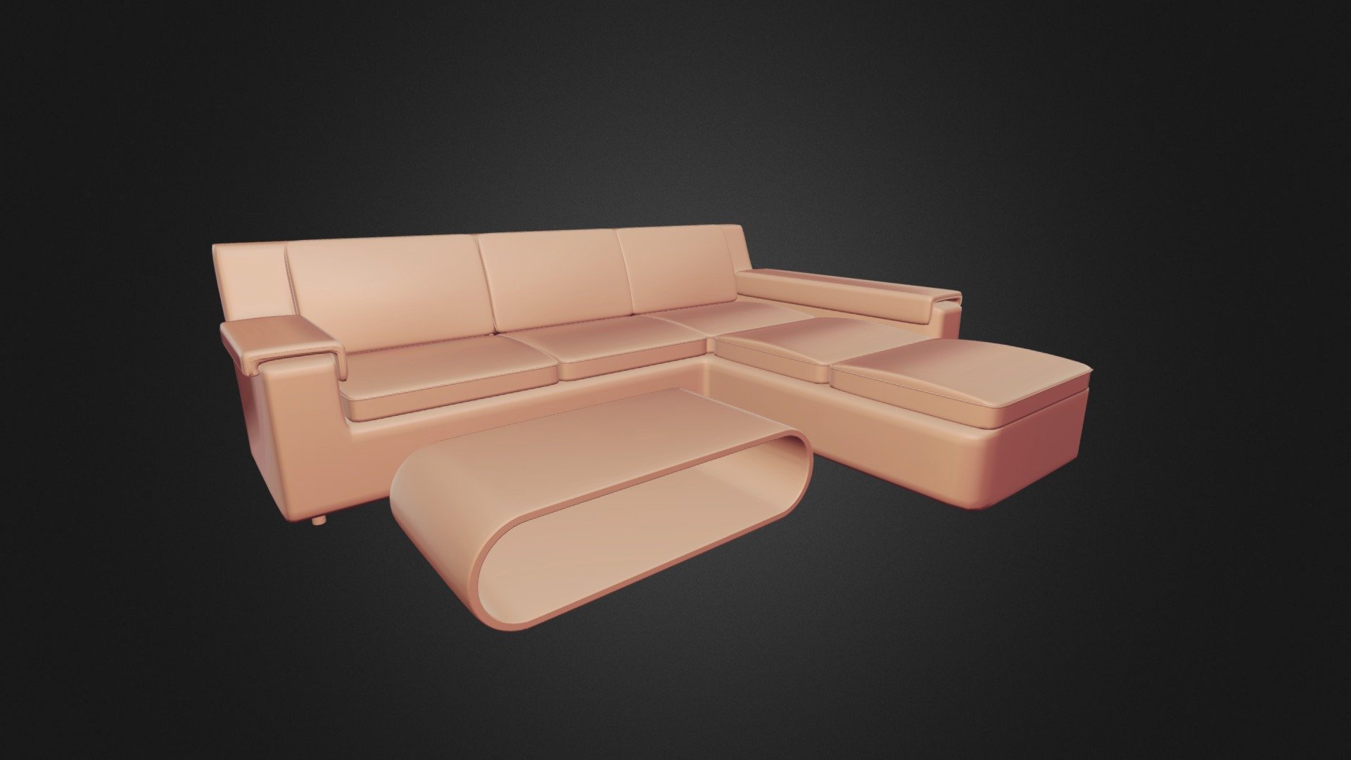Couch - Download Free 3D model by alexanderblender [c34ad23] - Sketchfab