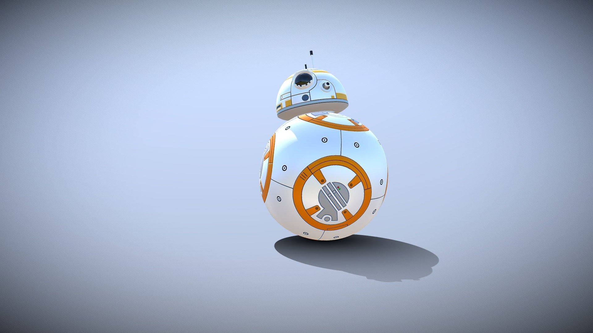 BB8 Animated (Star Wars) - Download Free 3D model by Himanshu ...