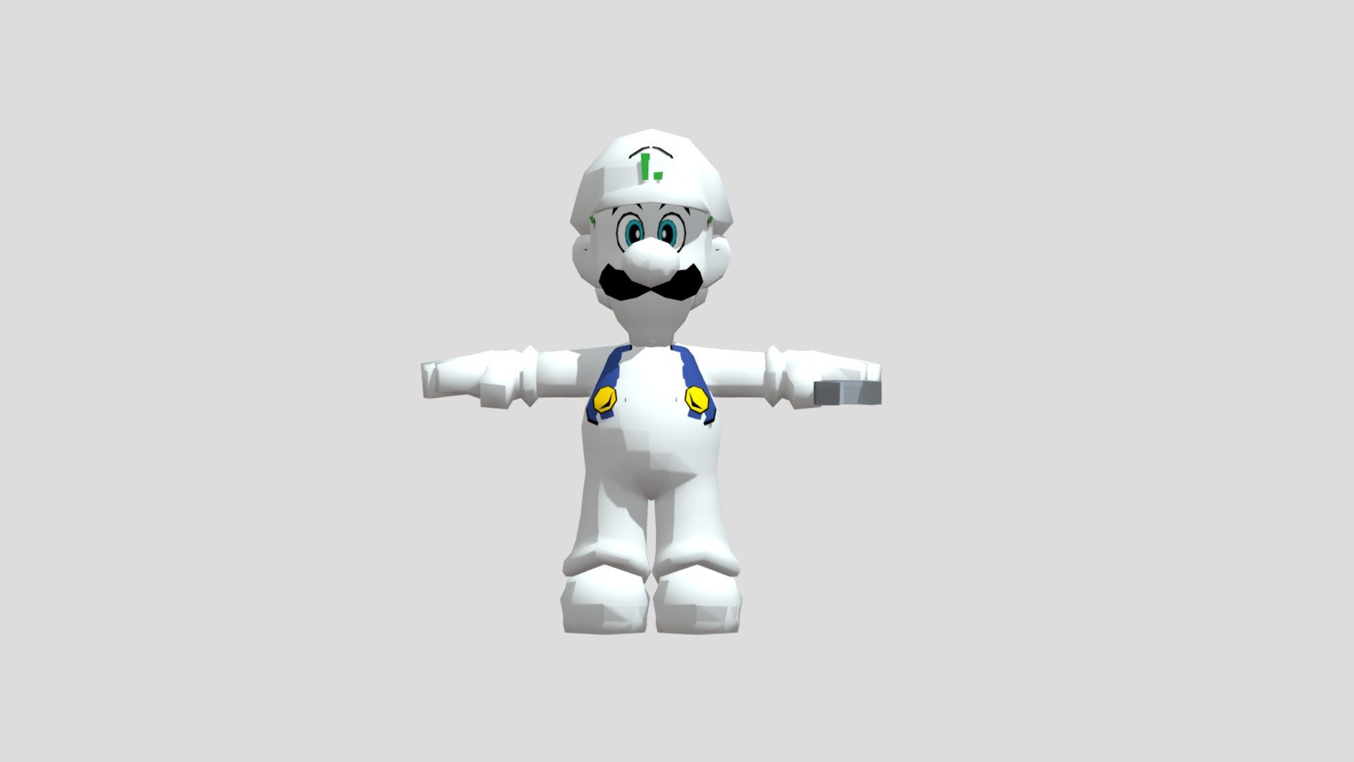Luigi Model (Mid-Poly) - Download Free 3D model by Final-Quota (@The ...