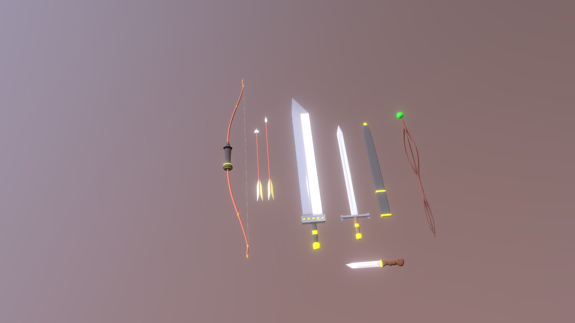 Weapons - 3D model by djosefwytemalhos [c34e912] - Sketchfab