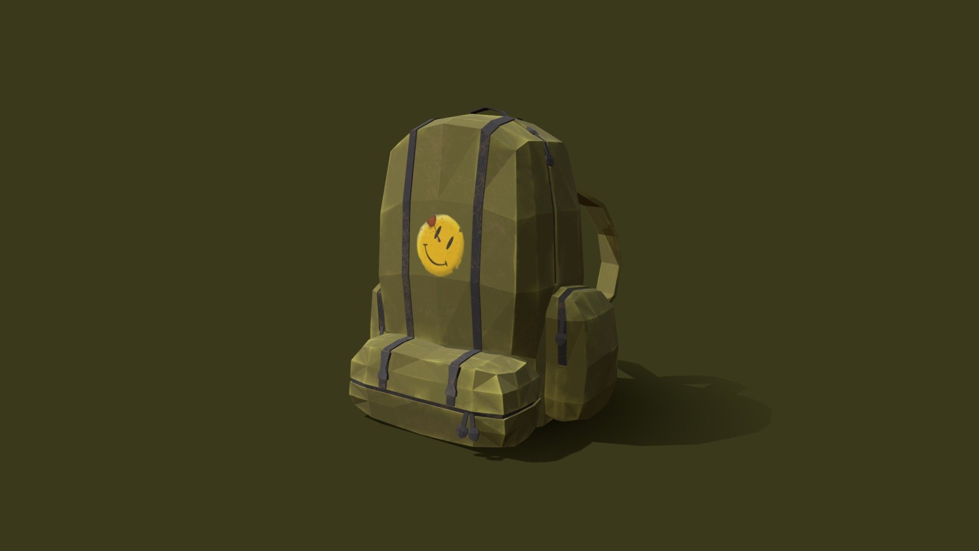 Low_poly_Backpack - Download Free 3D model by Qfors [c34f1b3] - Sketchfab