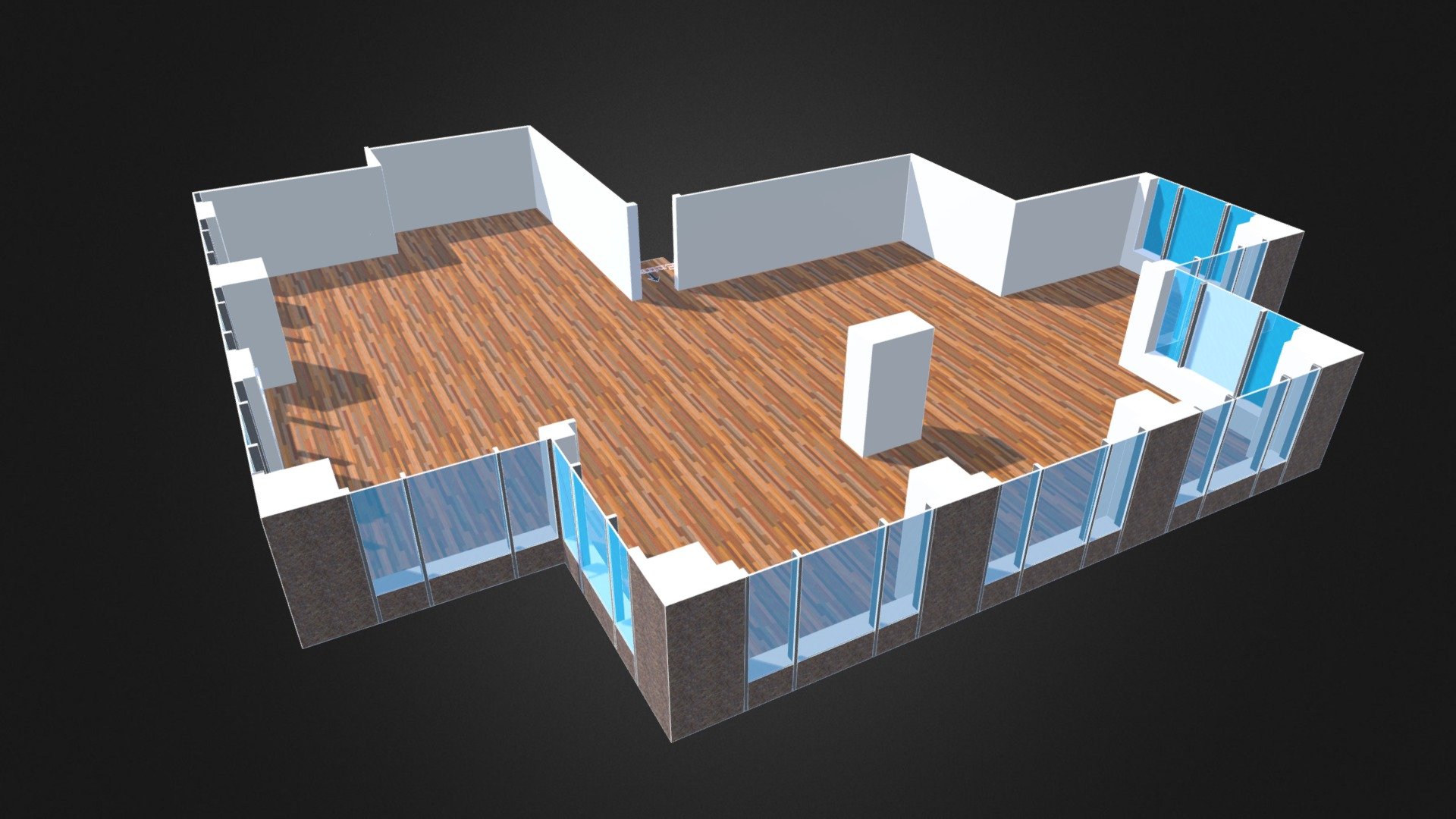 Weston_Suite725_Update_NoWalls_ModelOnly - 3D model by Miguel ...
