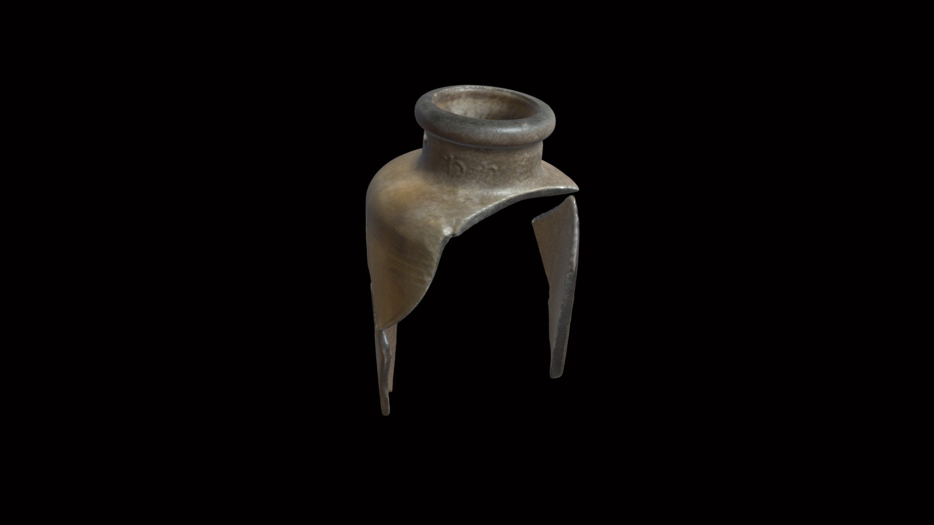 Olive Amber "Wakamoto" Medicine Bottle - 3D model by MSU DHI Lab ...