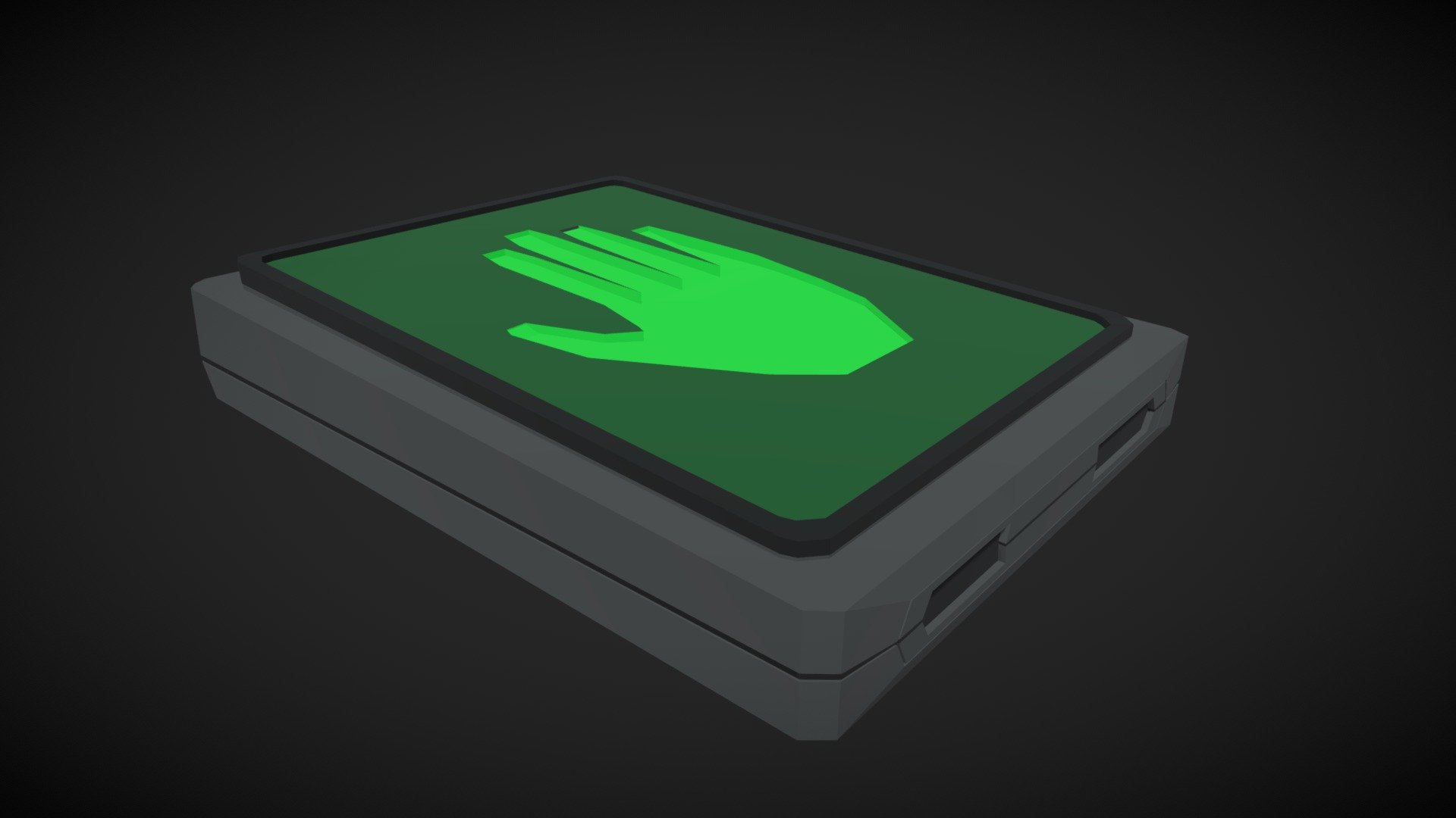Lowpoly Biometric Hand Scanner - Buy Royalty Free 3D model by Blumbum ...