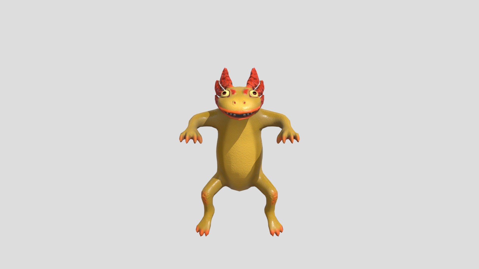 Axel Axolotl - Download Free 3D model by lyningsknallis [c352cc7 ...