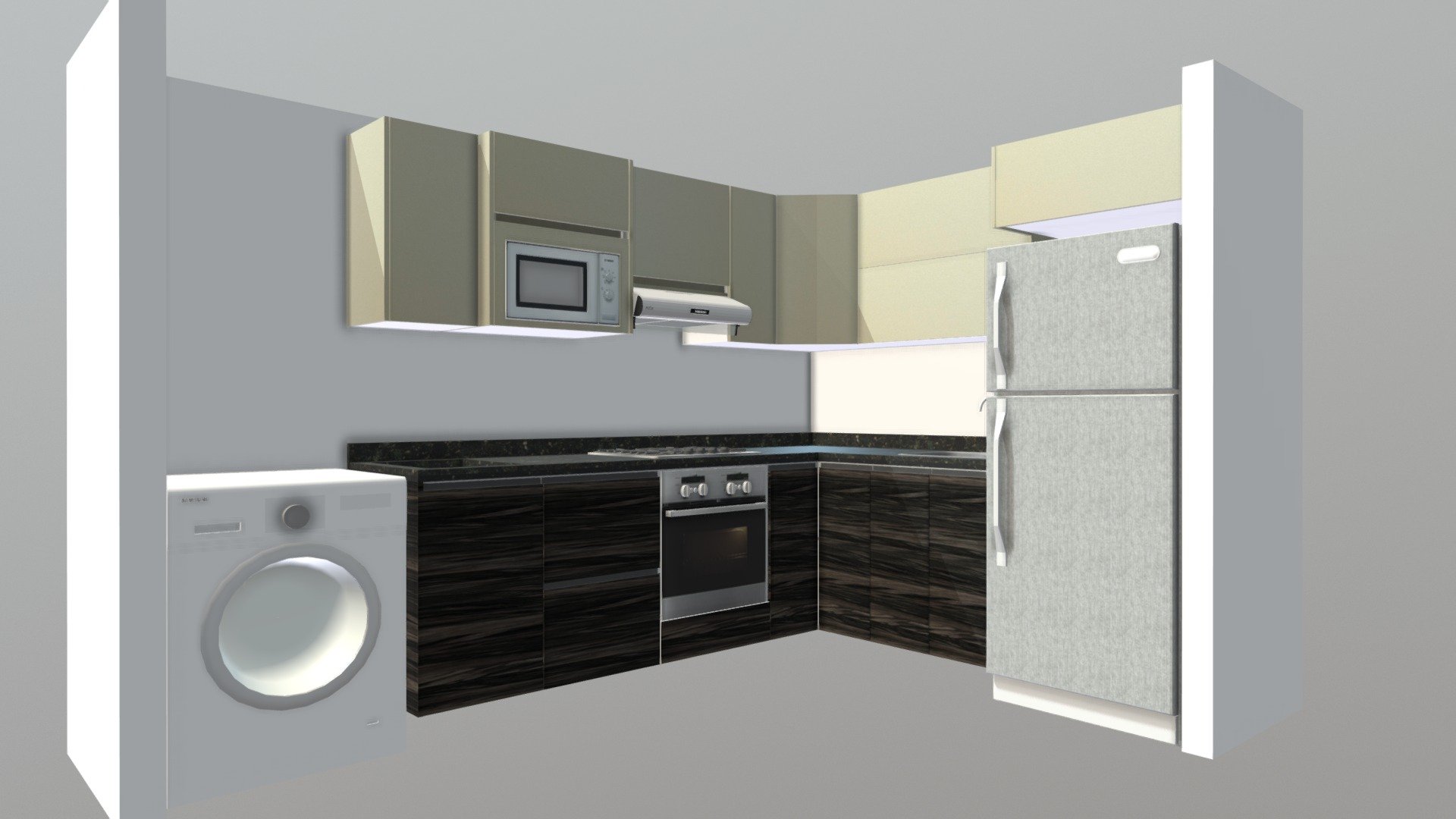 Cocina Formica Alto Brillo - 3D model by VITA AG SAS (@vitaag.co ...