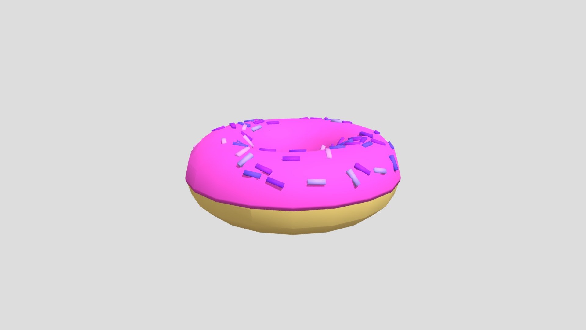 Donut_1 - 3D model by danik.Art3d [c3536b4] - Sketchfab