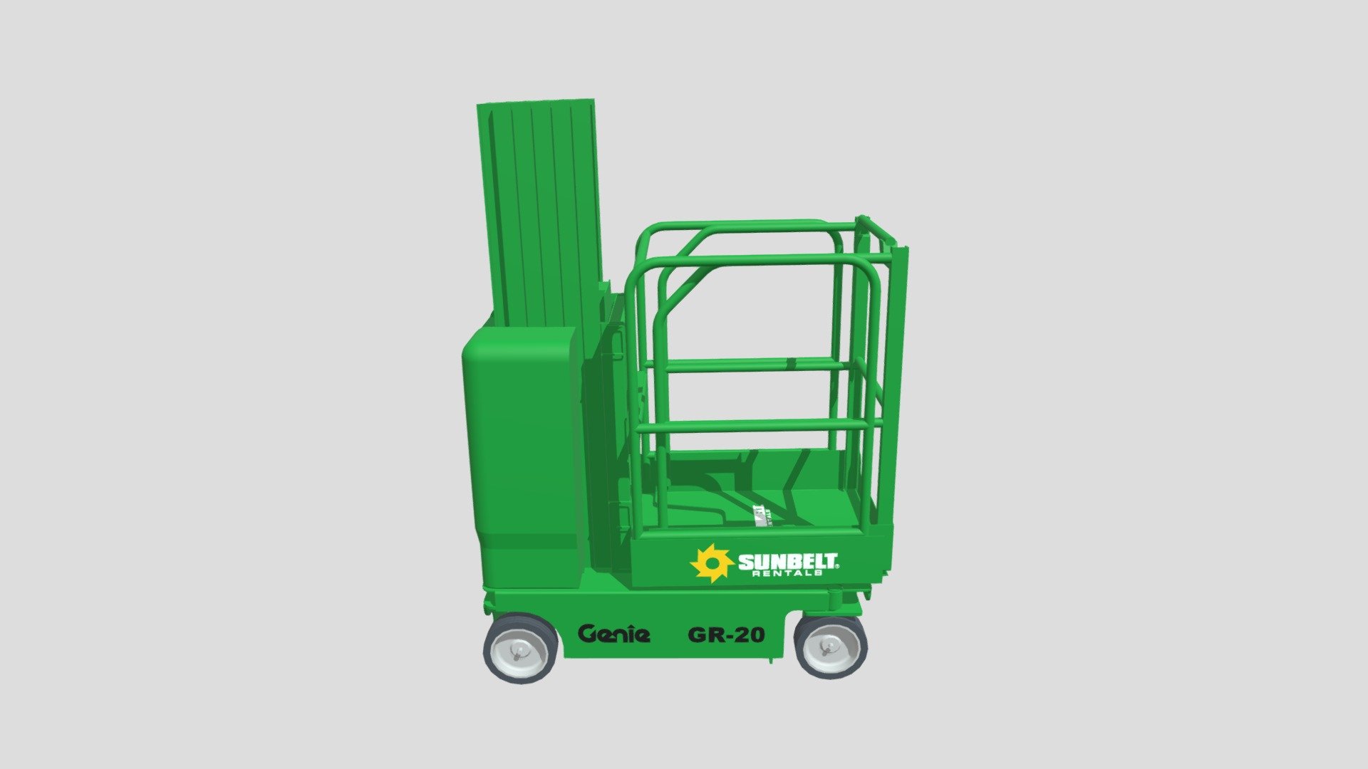 Sunbelt Rentals Vertical Mast GR20 - 3D model by bimstore (@Revitspace ...