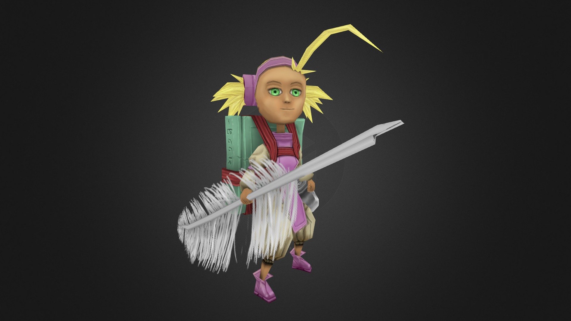 Chibi Scribe - 3D model by sophie [c354a7d] - Sketchfab