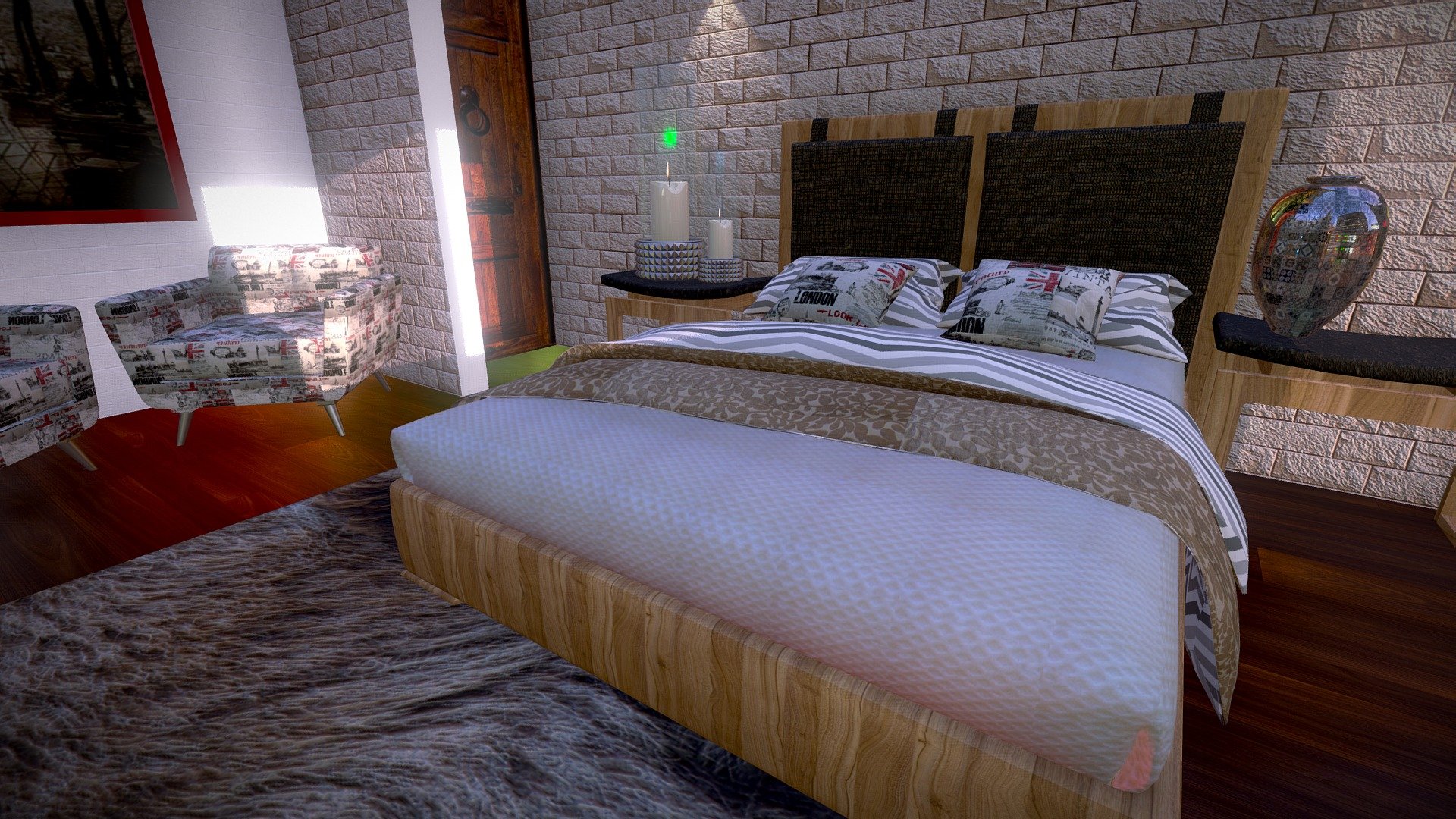 Recamara Diseñada Por Frank Godinez - Download Free 3D model by bishion ...