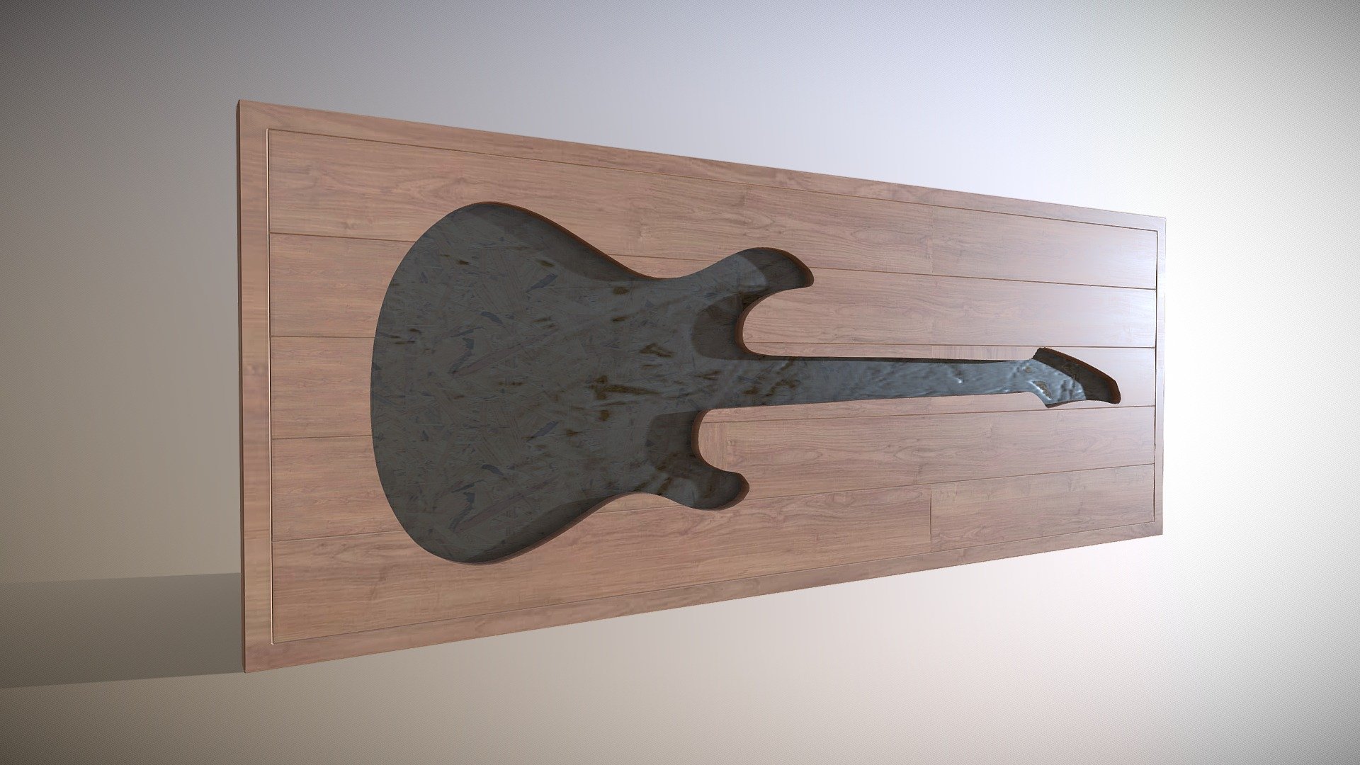 Guitar Board - 3D model by DinGoch [c3567dc] - Sketchfab