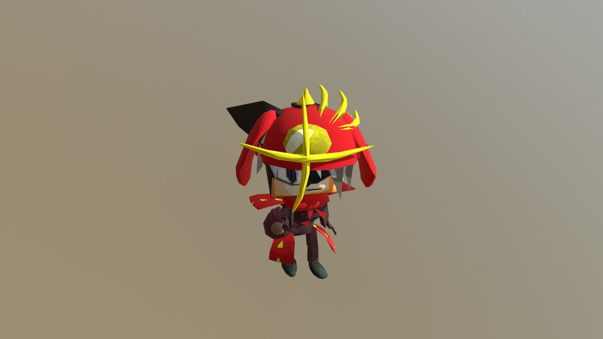 Shogun Samurai Hantom - 3D model by HantomPro [c357cc6] - Sketchfab
